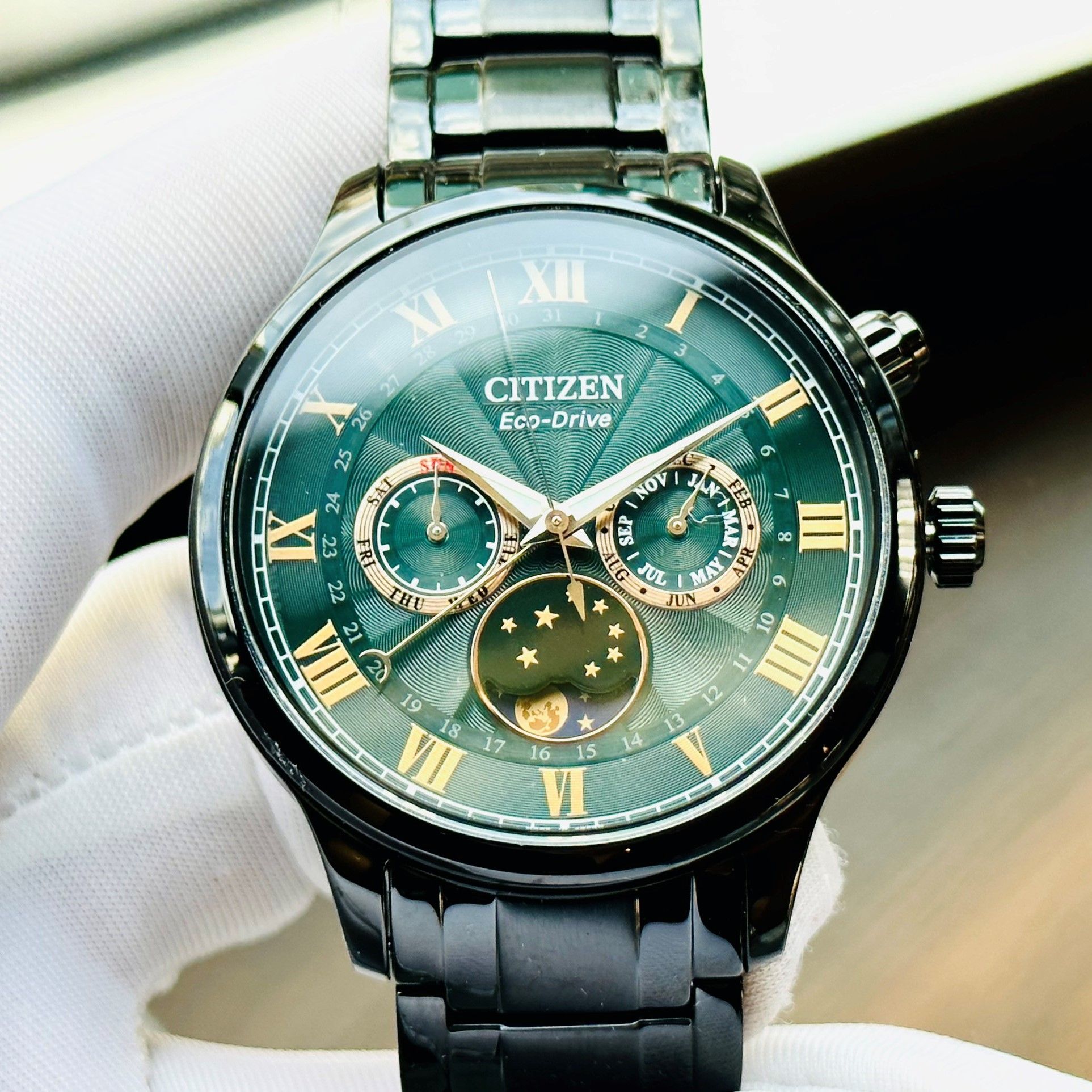 Citizen Eco-Drive AP1055-87X Multifunction Moonphase - Đồng Hồ Nam ...