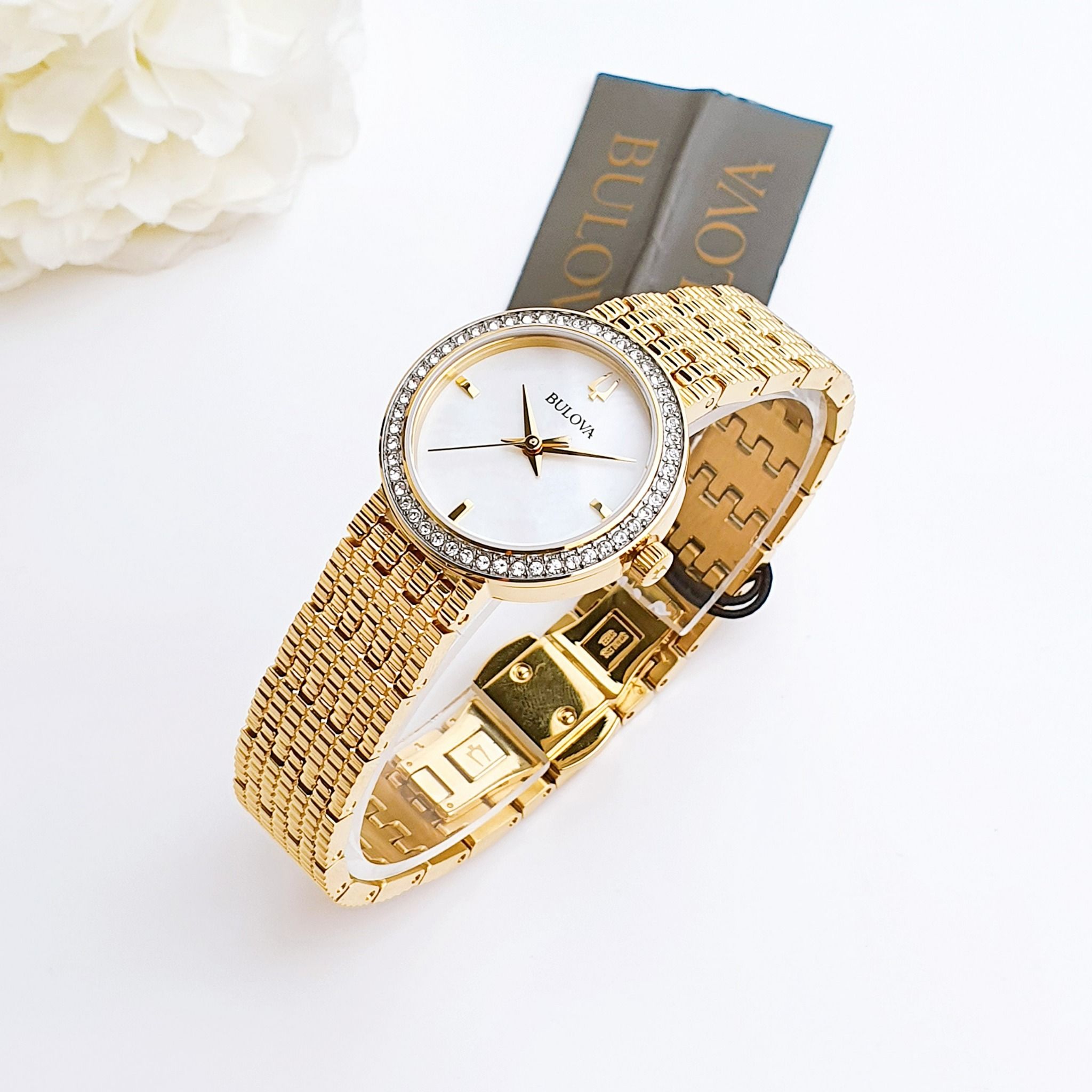 Bulova Quartz 98L278 Phantom Gold-Tone - Đồng Hồ Nữ – PhongWatch