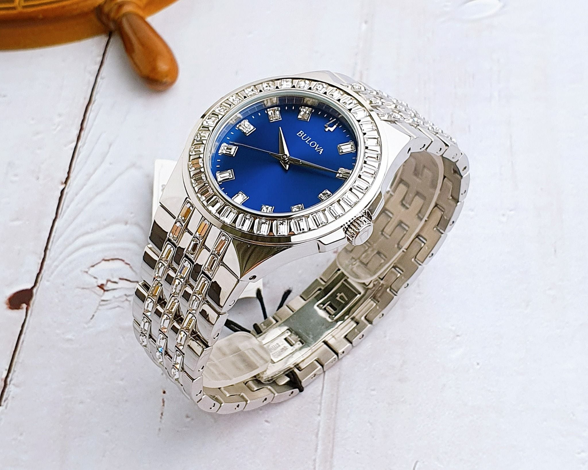 Bulova Quartz 96A254 Crystal Quartz Blue Dial - Đồng Hồ Nam – PhongWatch