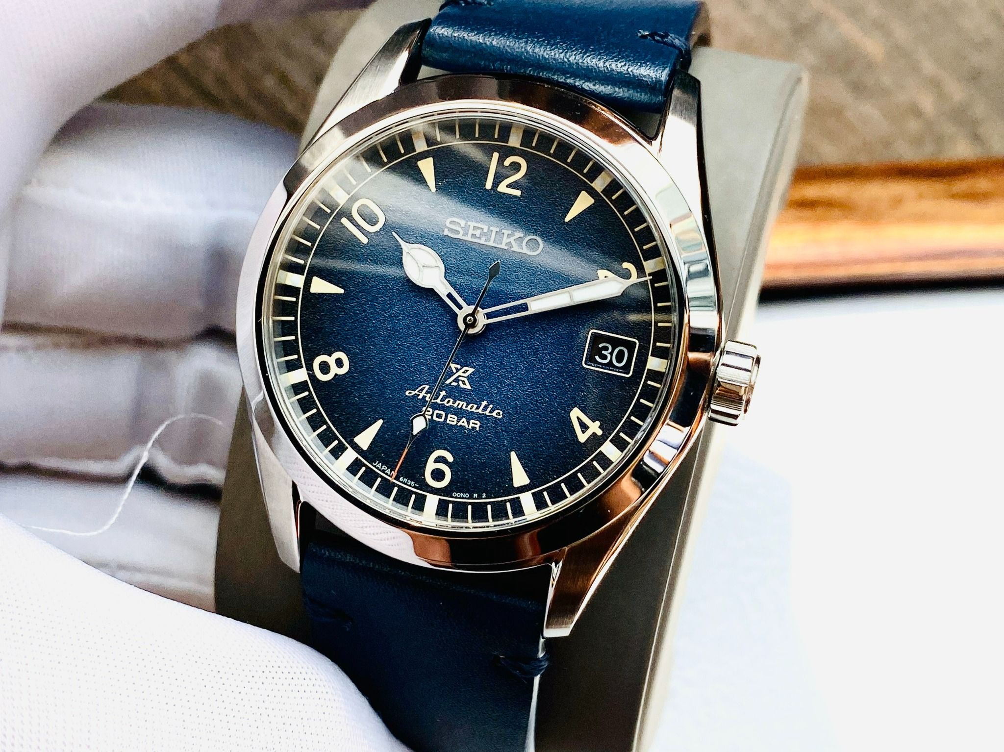 Seiko Automatic SPB157J1 Prospex Alpinist Blue Dial Watch - Đồng Hồ Na ...