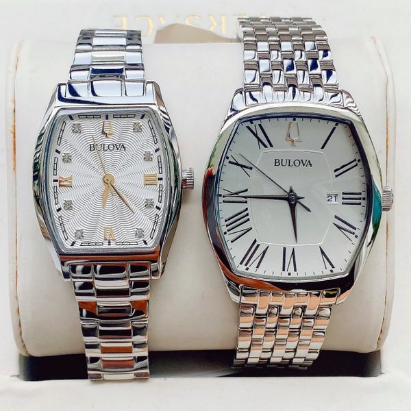 Bulova Quartz 96P232 ( Nữ ) - 96M145 ( Nam ) - Đồng Hồ Cặp – PhongWatch