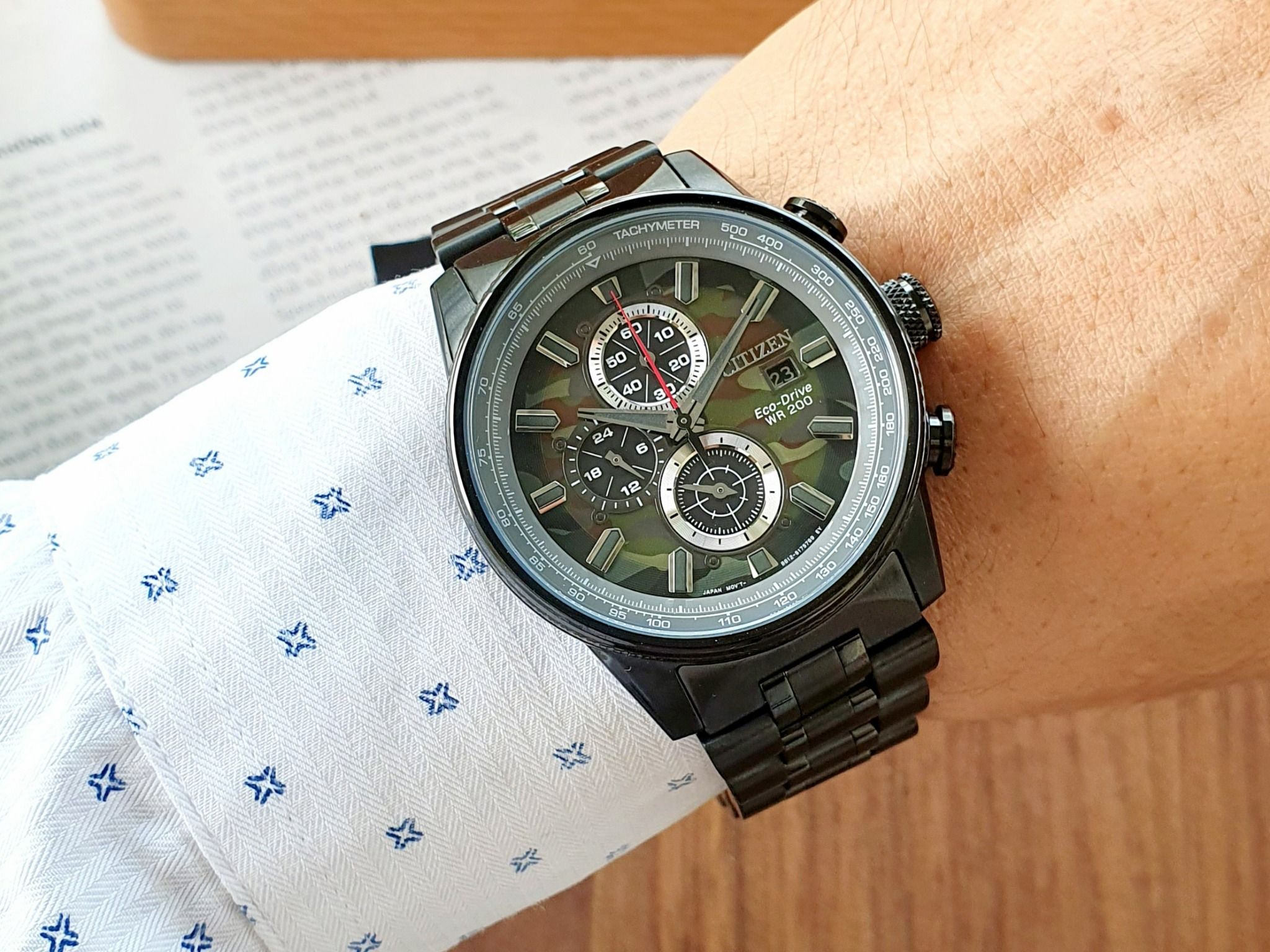 Citizen Nighthawk Eco-Drive CA0805-53X Green Camo - Đồng Hồ Nam ...