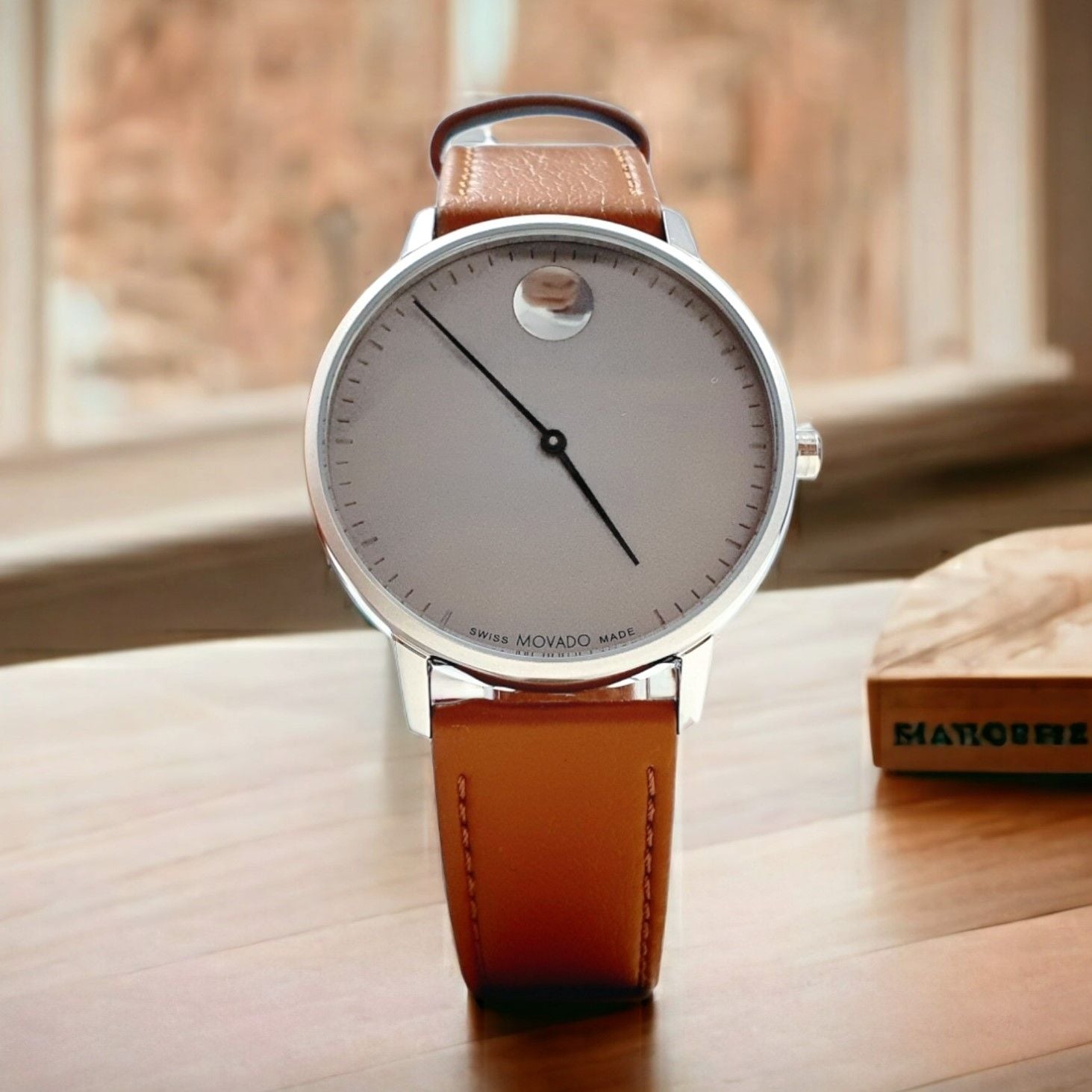 Movado Face Quartz 3640100 Watch 41mm - Đồng Hồ Nam – PhongWatch