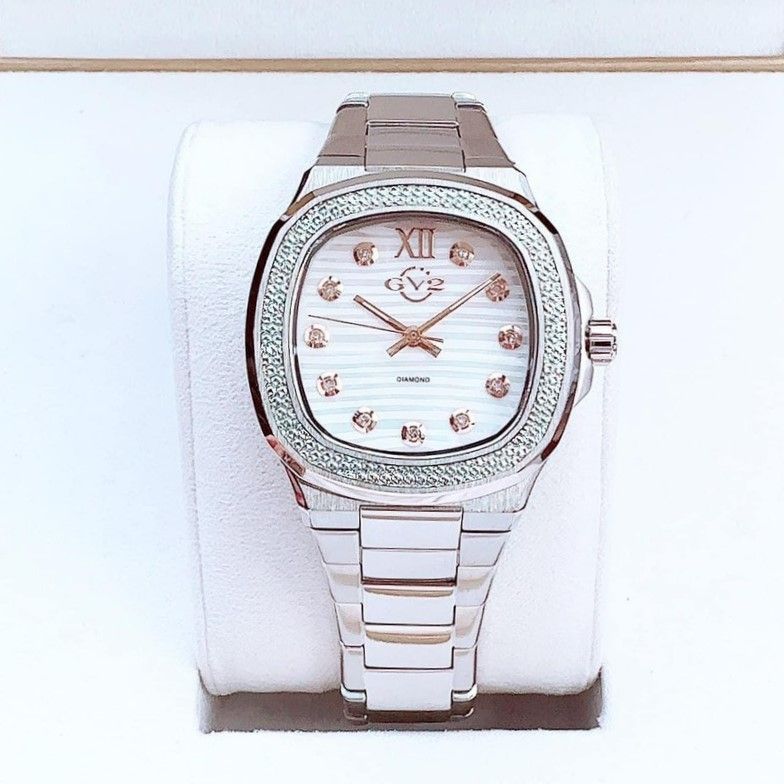GV2 by Gevril Quartz 18201B Potente Diamond MOP Dial Swiss - Đồng Hồ N ...