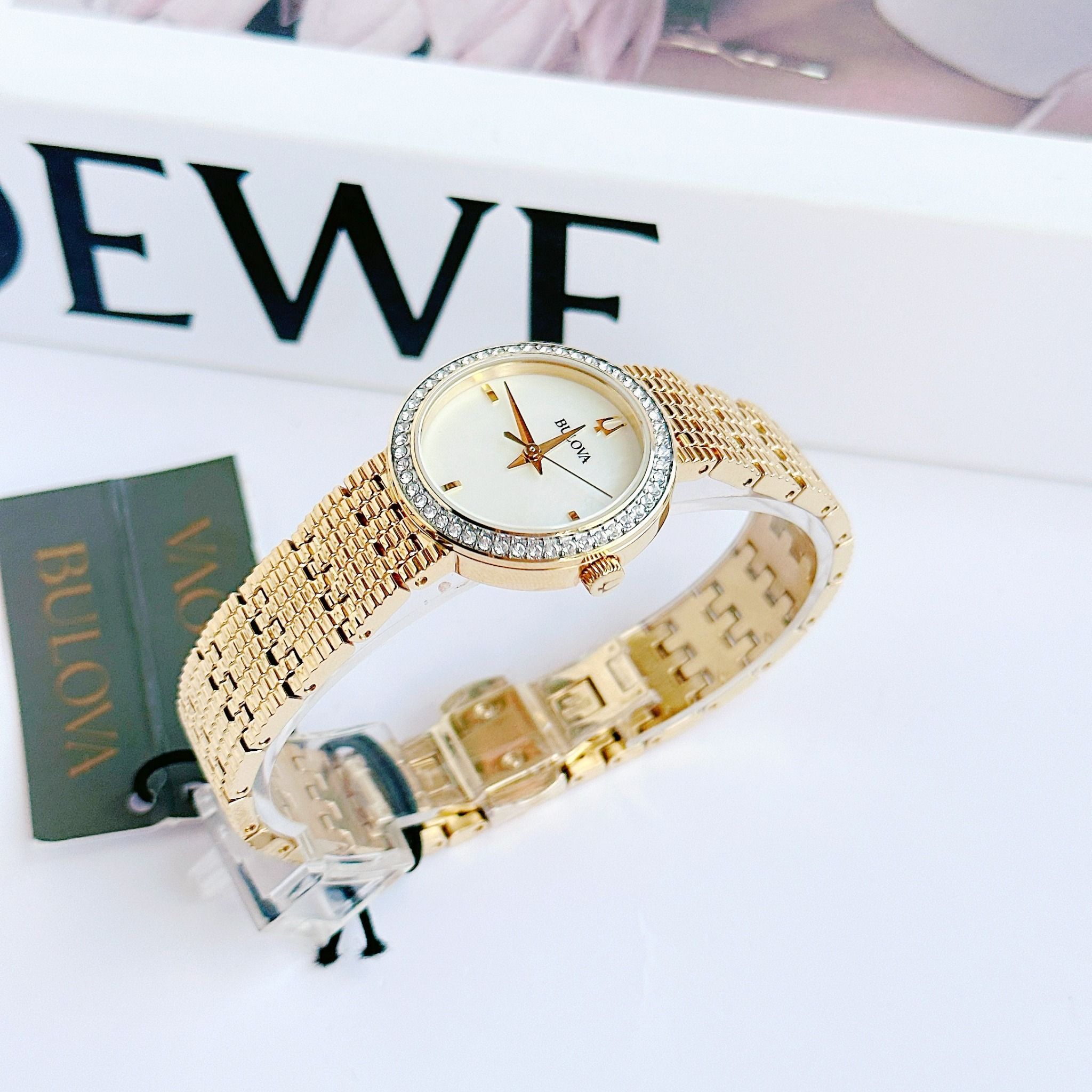 Bulova Quartz 98L278 Phantom Gold-Tone - Đồng Hồ Nữ – PhongWatch