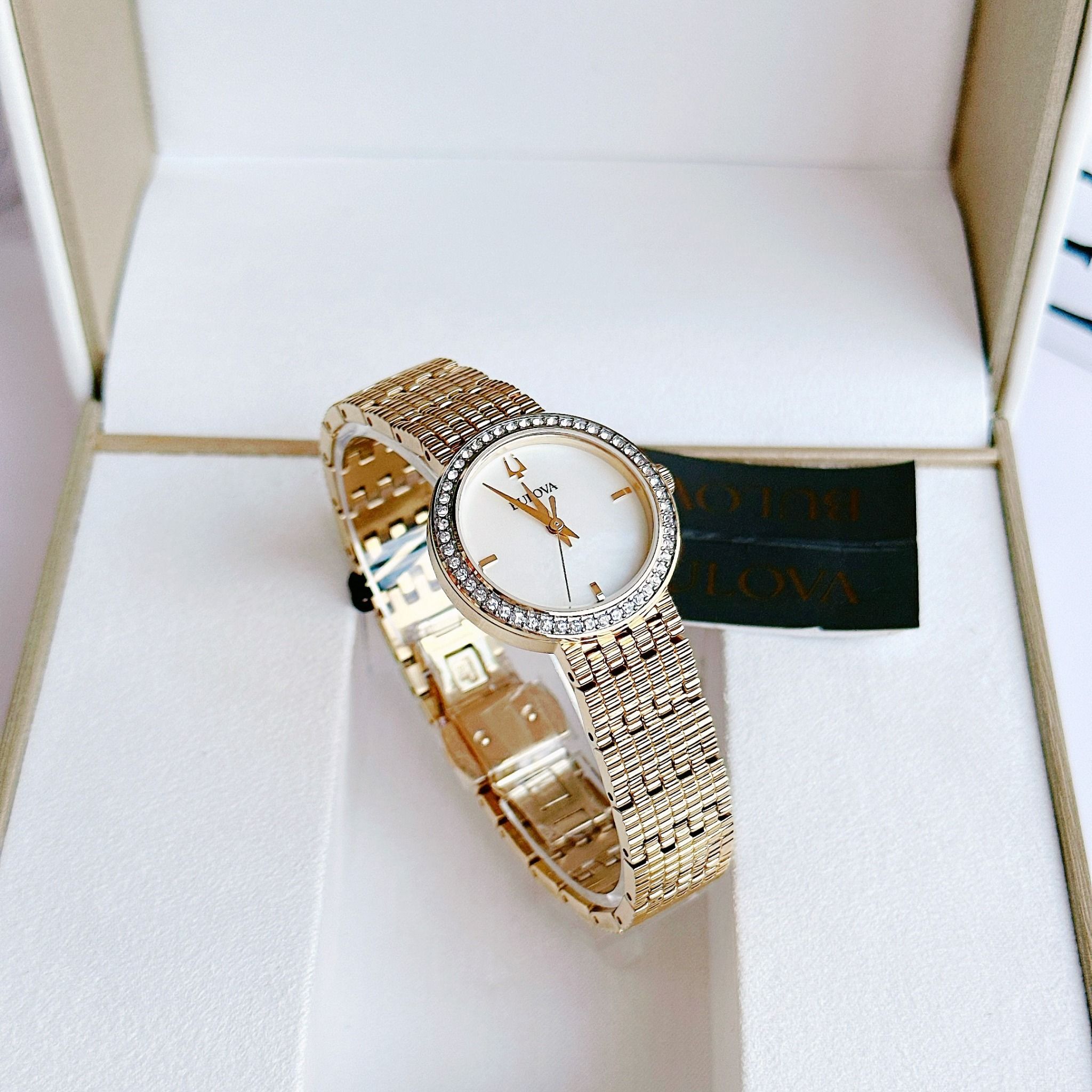 Bulova Quartz 98L278 Phantom Gold-Tone - Đồng Hồ Nữ – PhongWatch