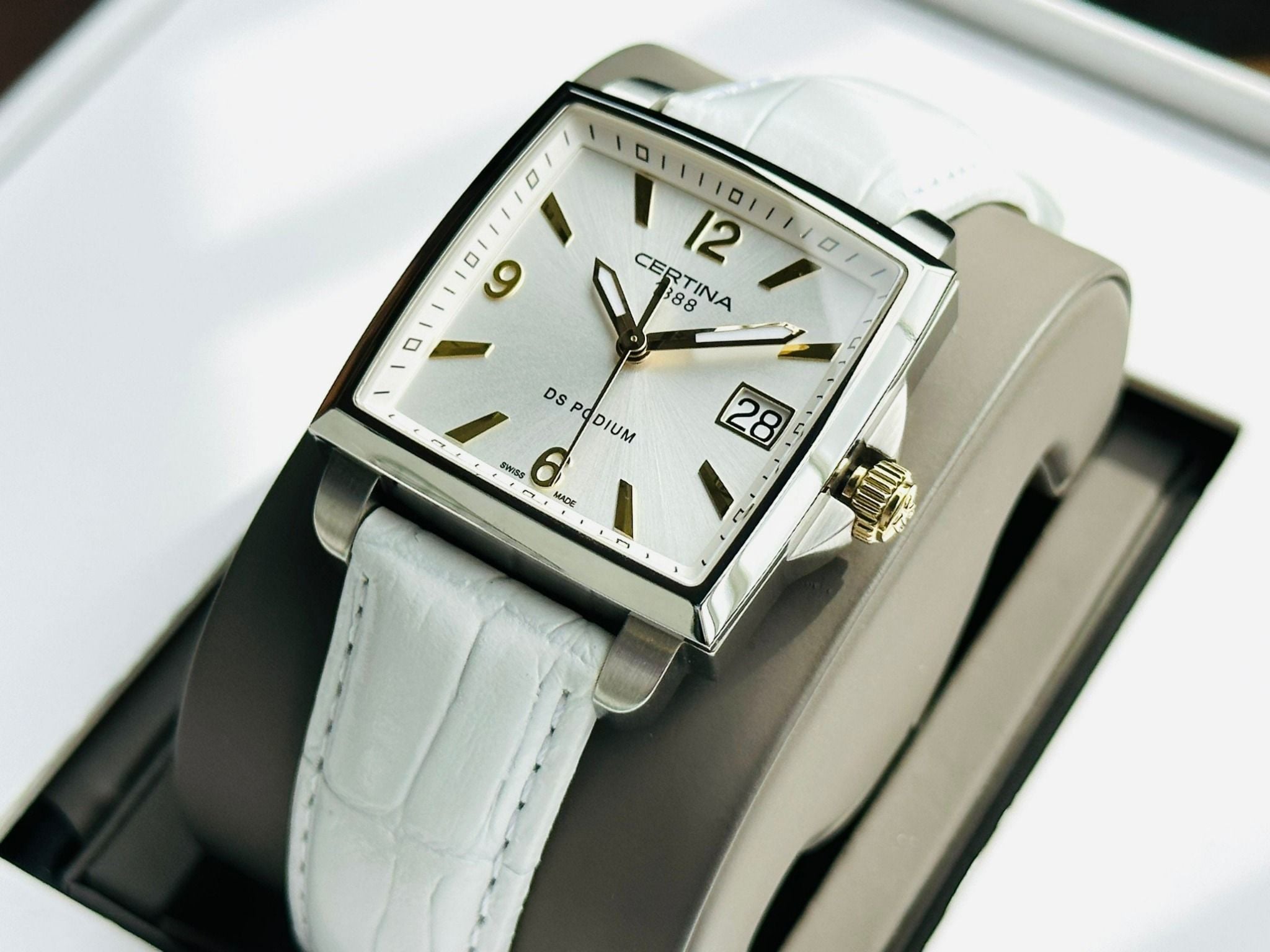 Certina Quartz C001.310.16.117.00 DS Podium Square - Đồng Hồ Nữ ...