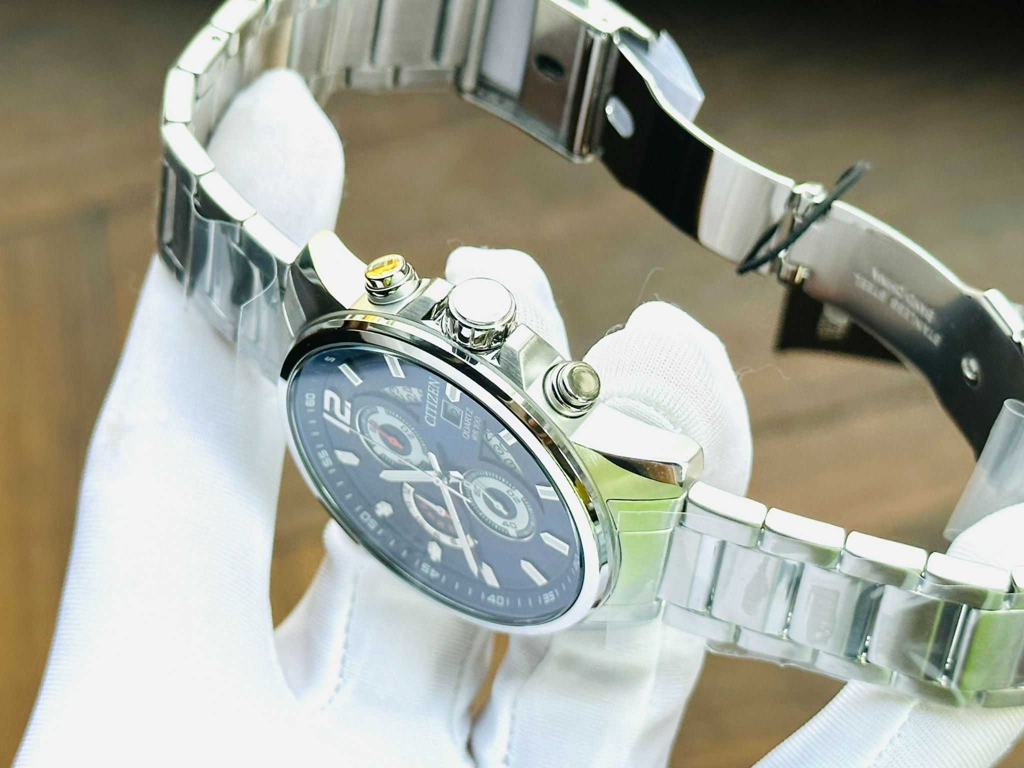 Citizen Quartz AN3690-56L Chronograph Blue Dial - Đồng Hồ Nam – PhongWatch