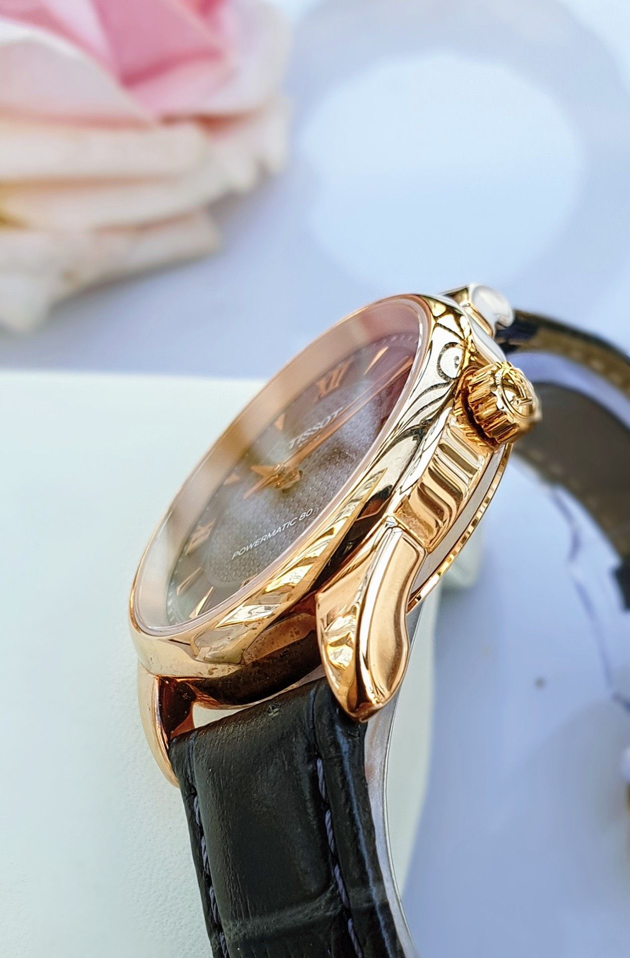 Tissot Vintage Powermatic T920.207.76.128.00 18K 33mm ( T9202077612800 ...