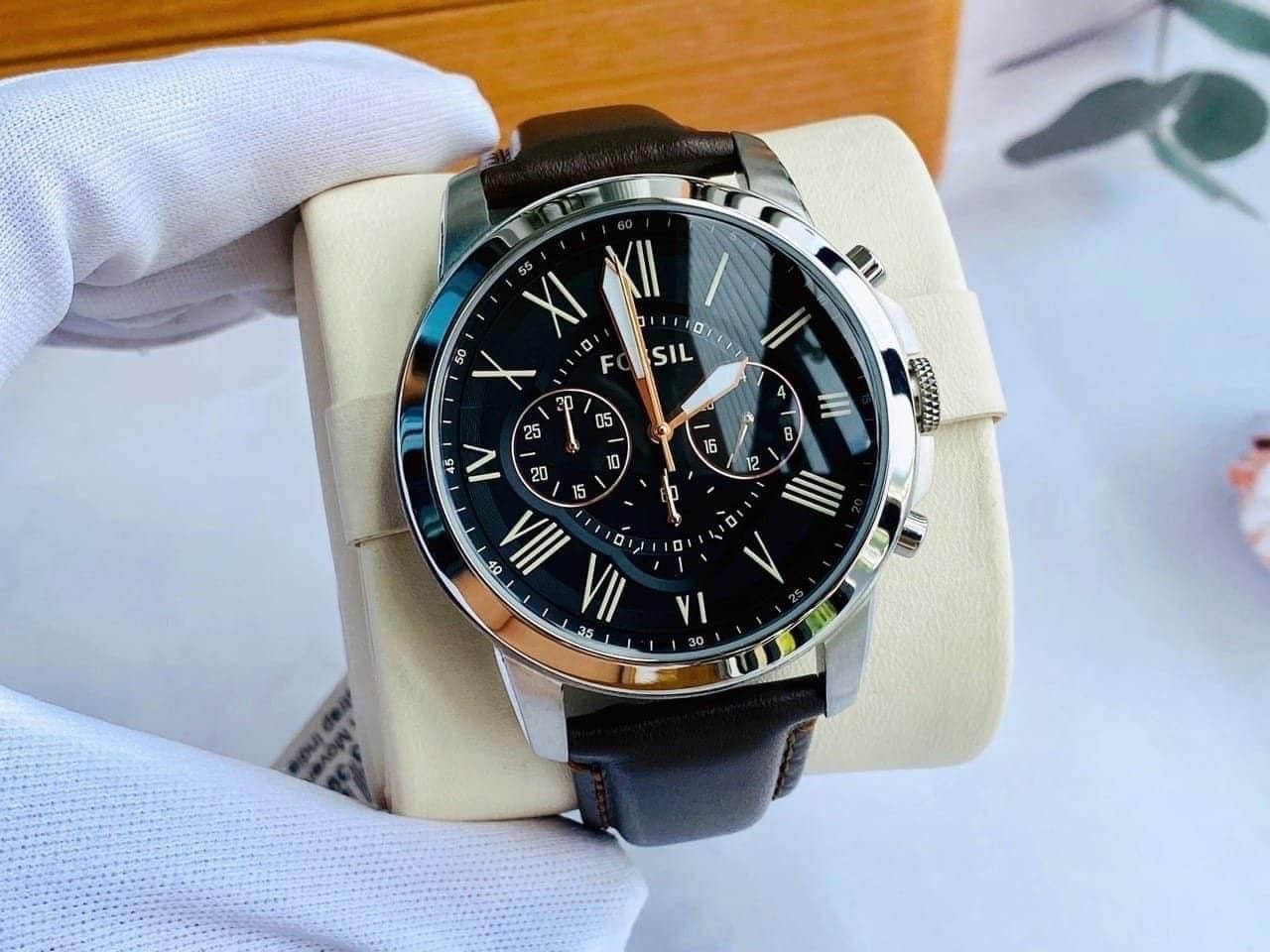 Fossil Quartz FS4812 Grant Chronograph - Đồng Hồ Nam - Chính Hãng ...
