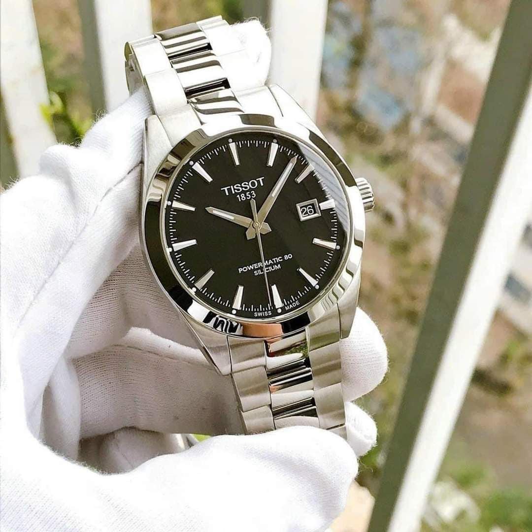 Tissot Automatic T127.407.11.051.00 Gentleman Powermatic 80 Silicium B ...