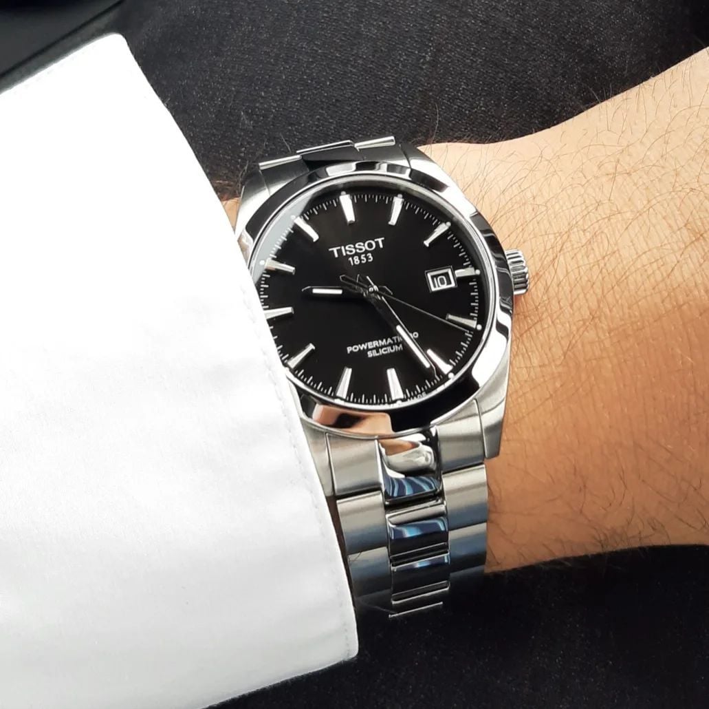 Tissot Automatic T127.407.11.051.00 Gentleman Powermatic 80 Silicium B ...