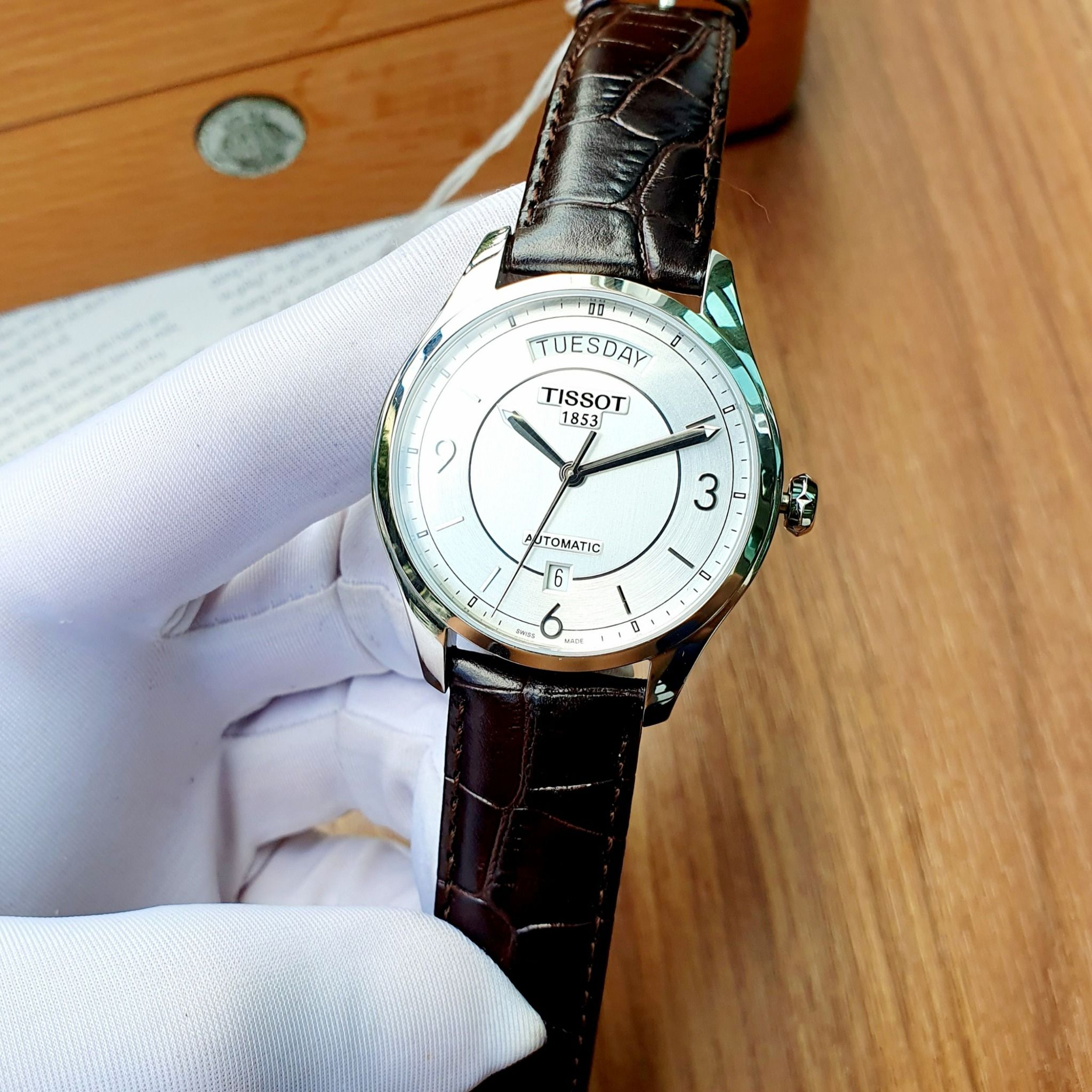 Tissot T-one White Automatic T038.430.16.037.00 ( T0384301603700 ...