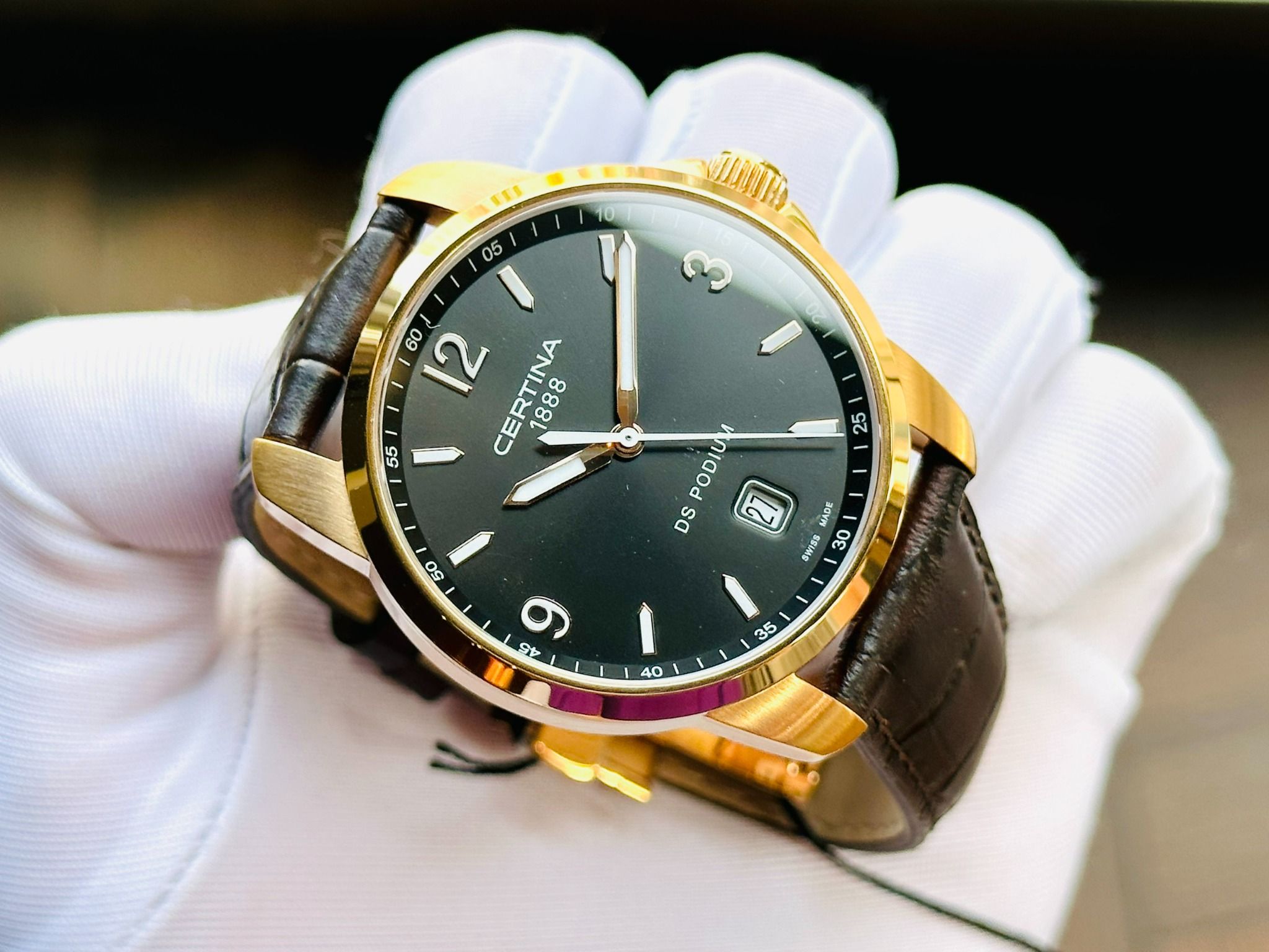 Certina Quartz DS Podium C001.410.36.057.00 ( C0014103605700 ) 38mm ...