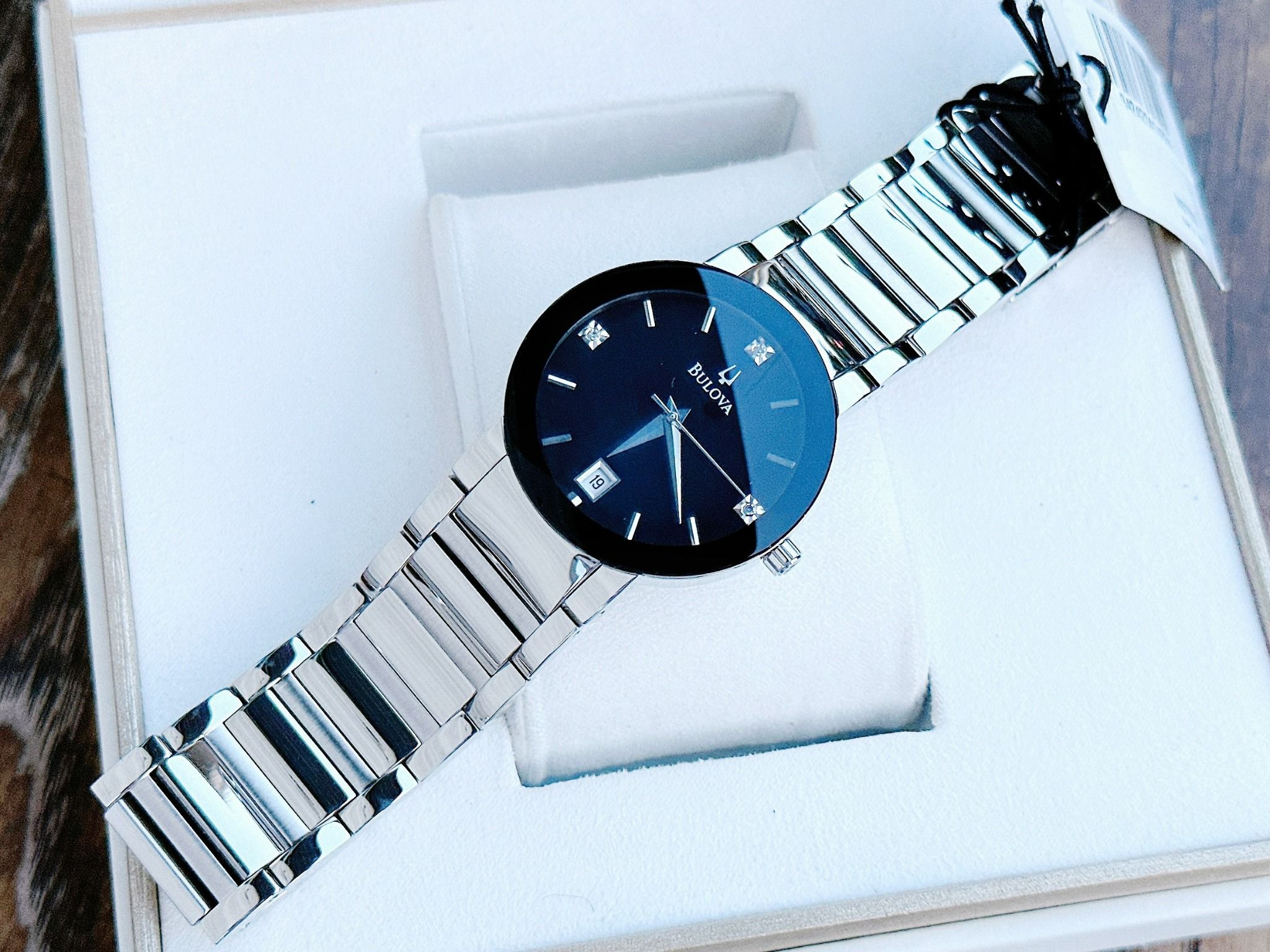 Bulova Quartz 96D18 Diamond - Đồng Hồ Nam - Chính Hãng Giá Tốt – PhongWatch