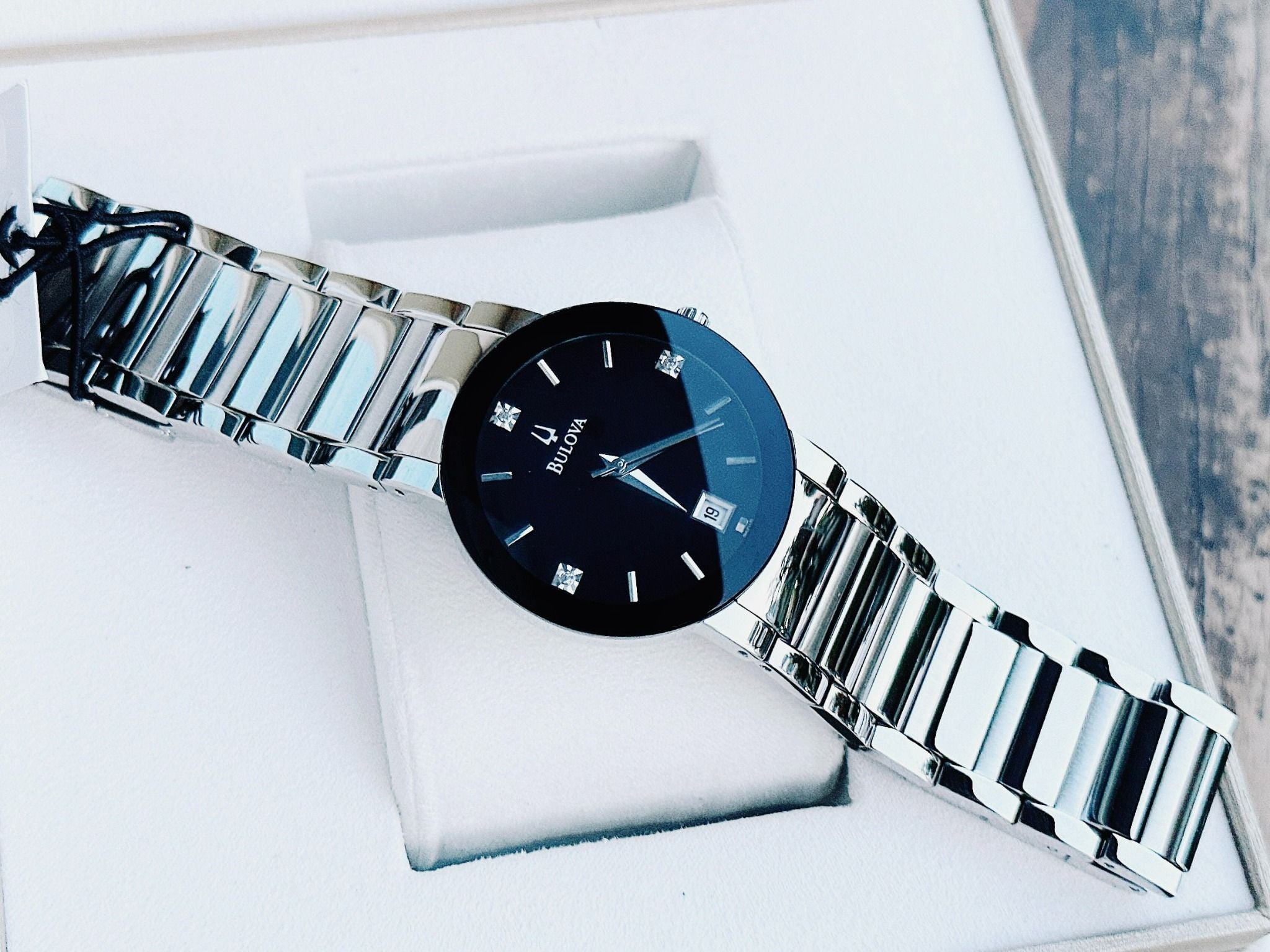 Bulova Quartz 96D18 Diamond - Đồng Hồ Nam - Chính Hãng Giá Tốt – PhongWatch