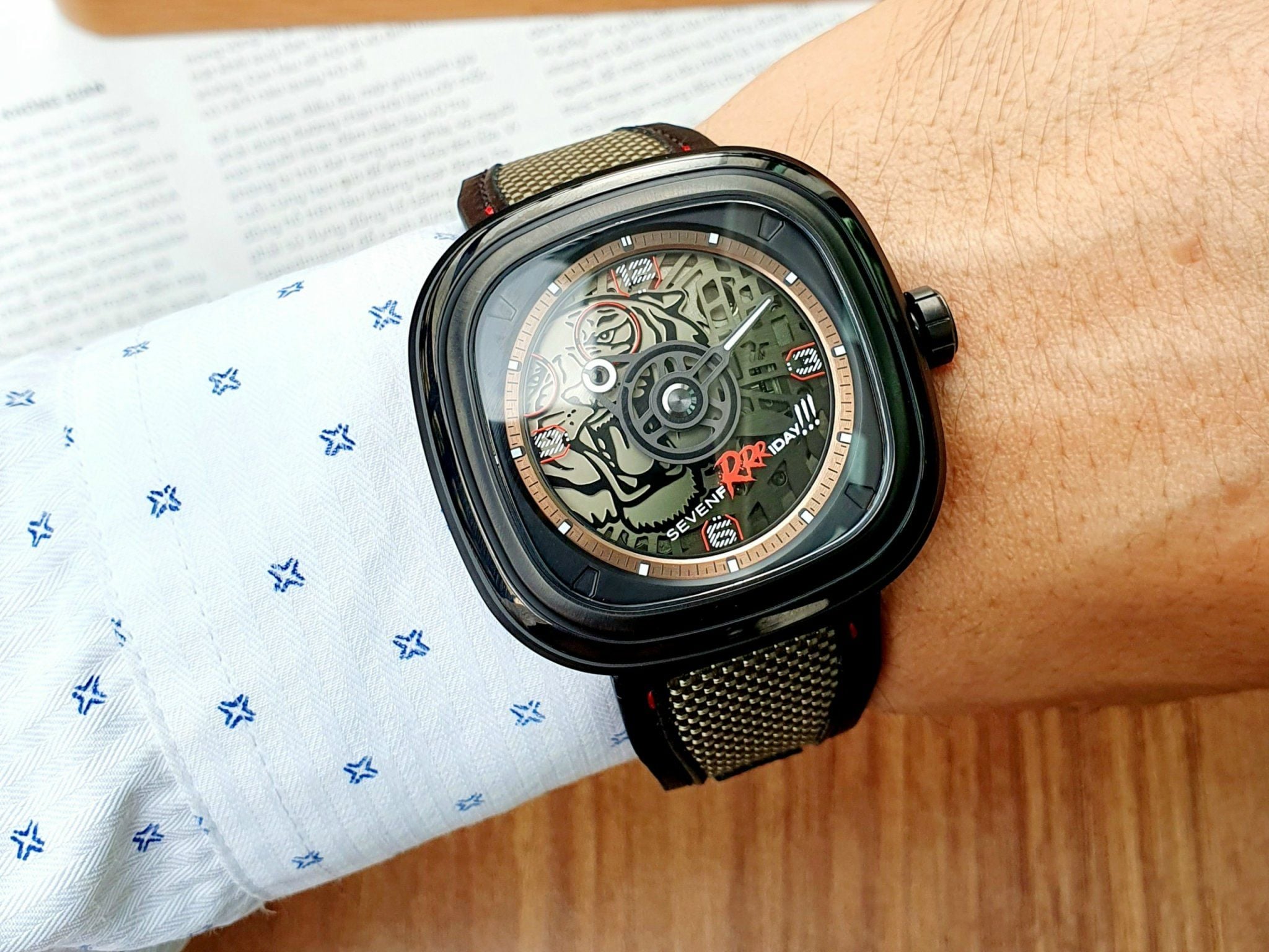 SevenFriday T3/04 Green Tiger - Đồng Hồ Nam – PhongWatch