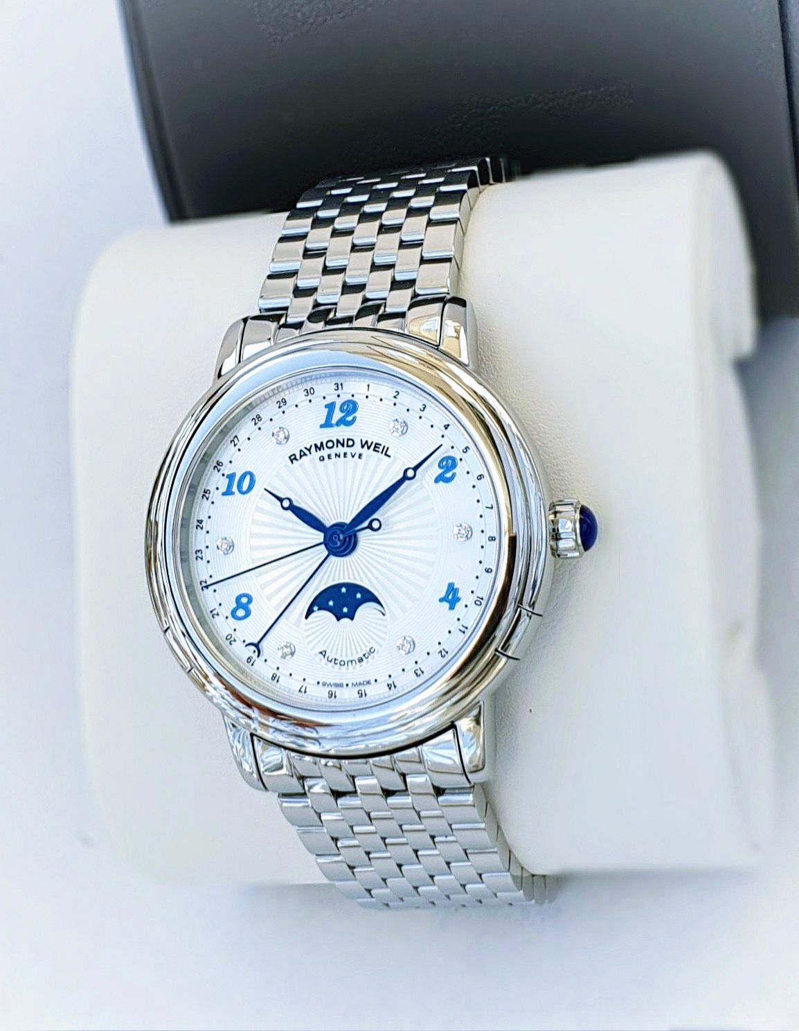 Raymond Weil Maestro Moonphase 2739-ST-05985 - Đồng Hồ Nữ – PhongWatch