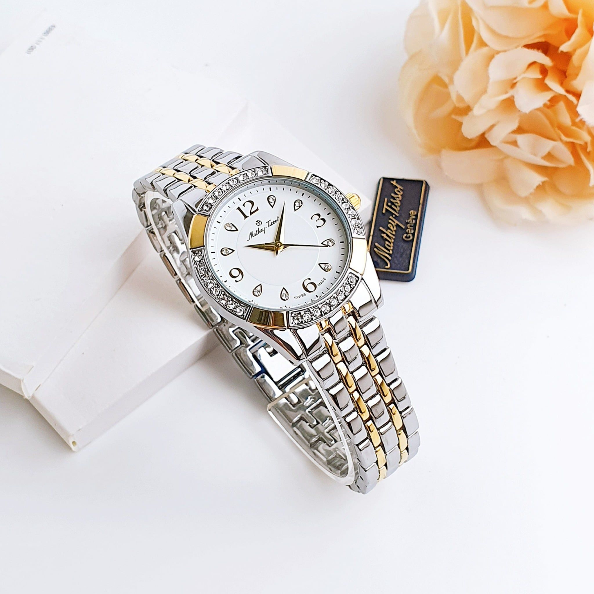 Mathey Tissot Quartz D2568BYI - Đồng Hồ Nữ - Chính Hãng Giá Tốt ...