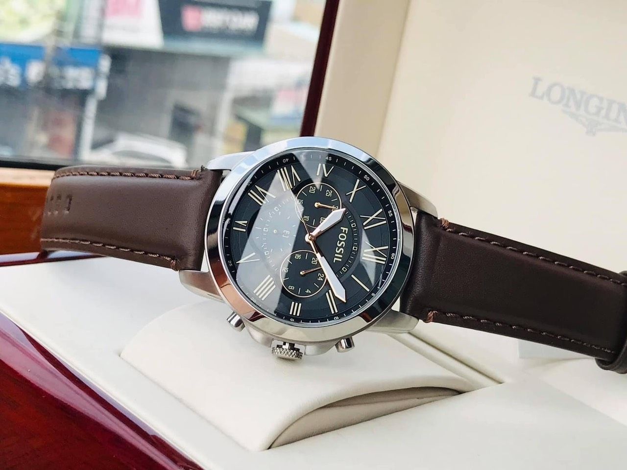 Fossil Quartz FS4813 Grant Chronograph 43mm - Đồng Hồ Nam - Chính Hãng ...