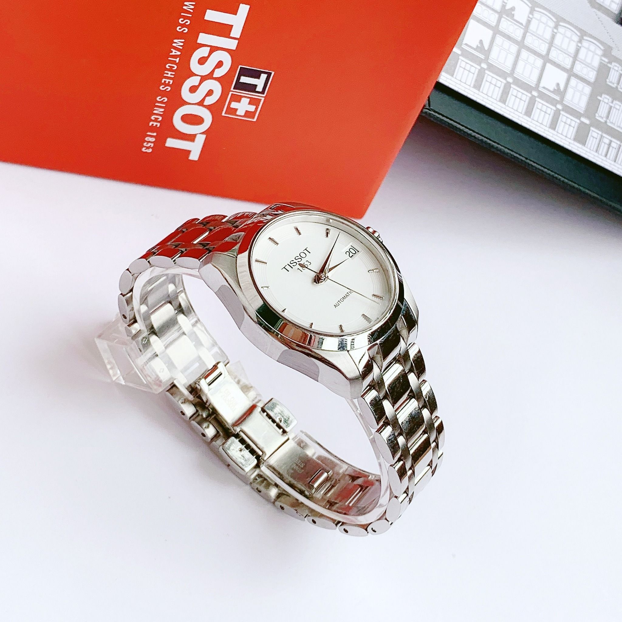 Tissot Automatic T035.207.11.011.00 Couturier Silver Dial Watch - Đồng – PhongWatch