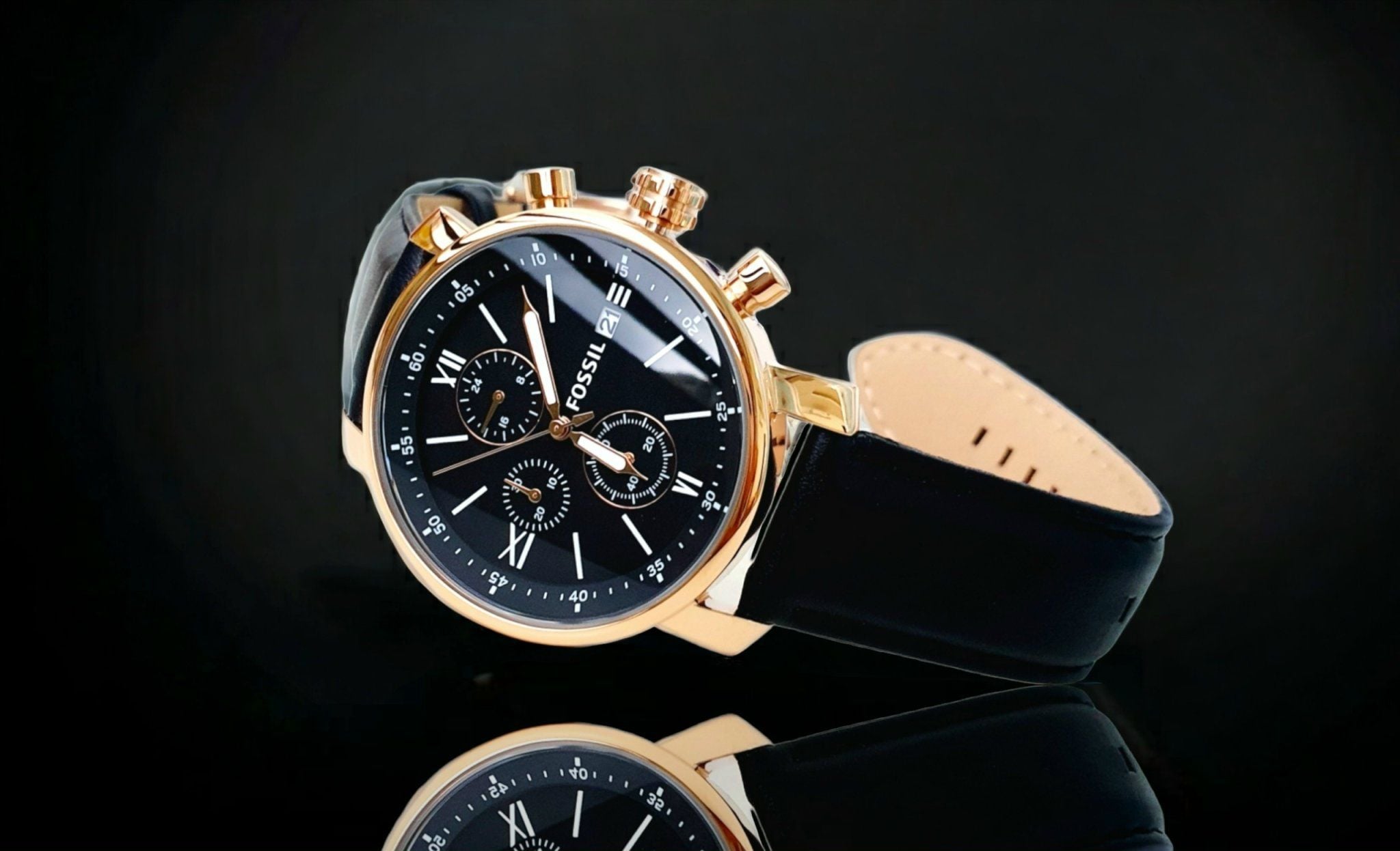 Fossil Quartz BQ1008 Rhett Chronograph - Đồng Hồ Nam - Chính Hãng Giá – PhongWatch