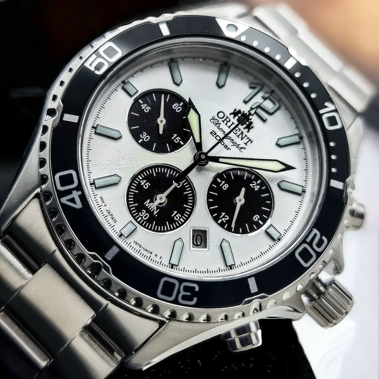 Orient Quartz RA-TX0203S10B Solar Mako ( RN-TX0203S ) ( RA-TX0203S ...