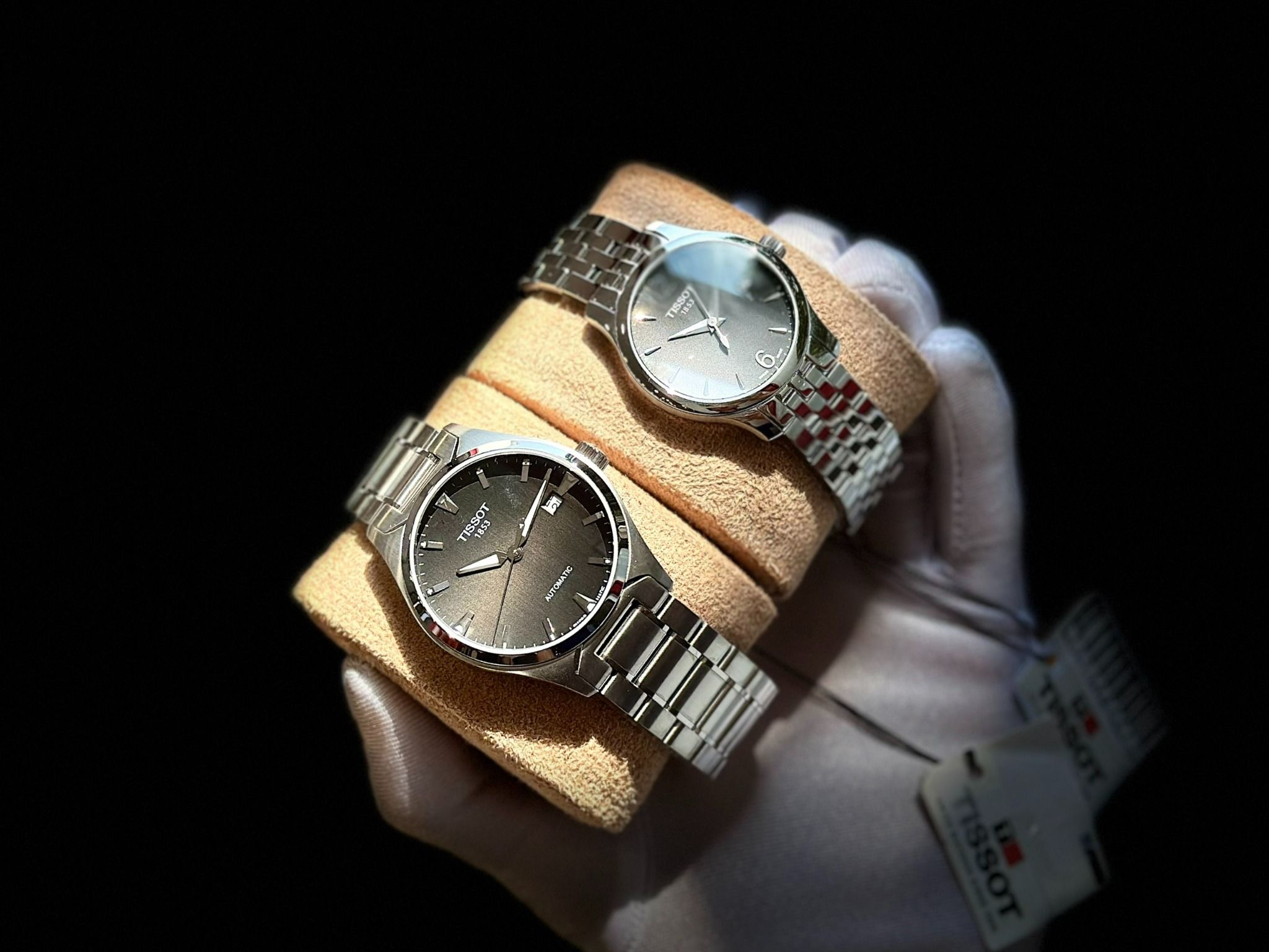 Tissot Automatic T060.407.11.051.00 ( Nam ) - T063.210.11.057.00 ( Nữ ...