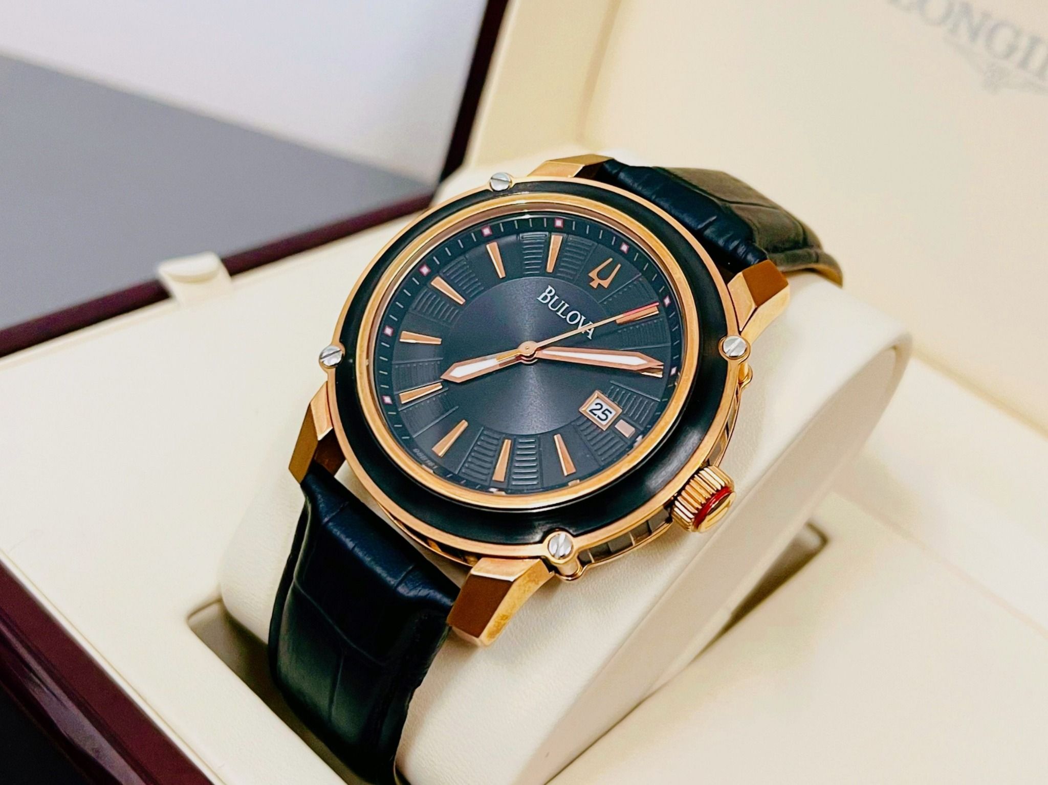 Bulova Quartz 98B161 Date Indicator - Đồng Hồ Nam – PhongWatch