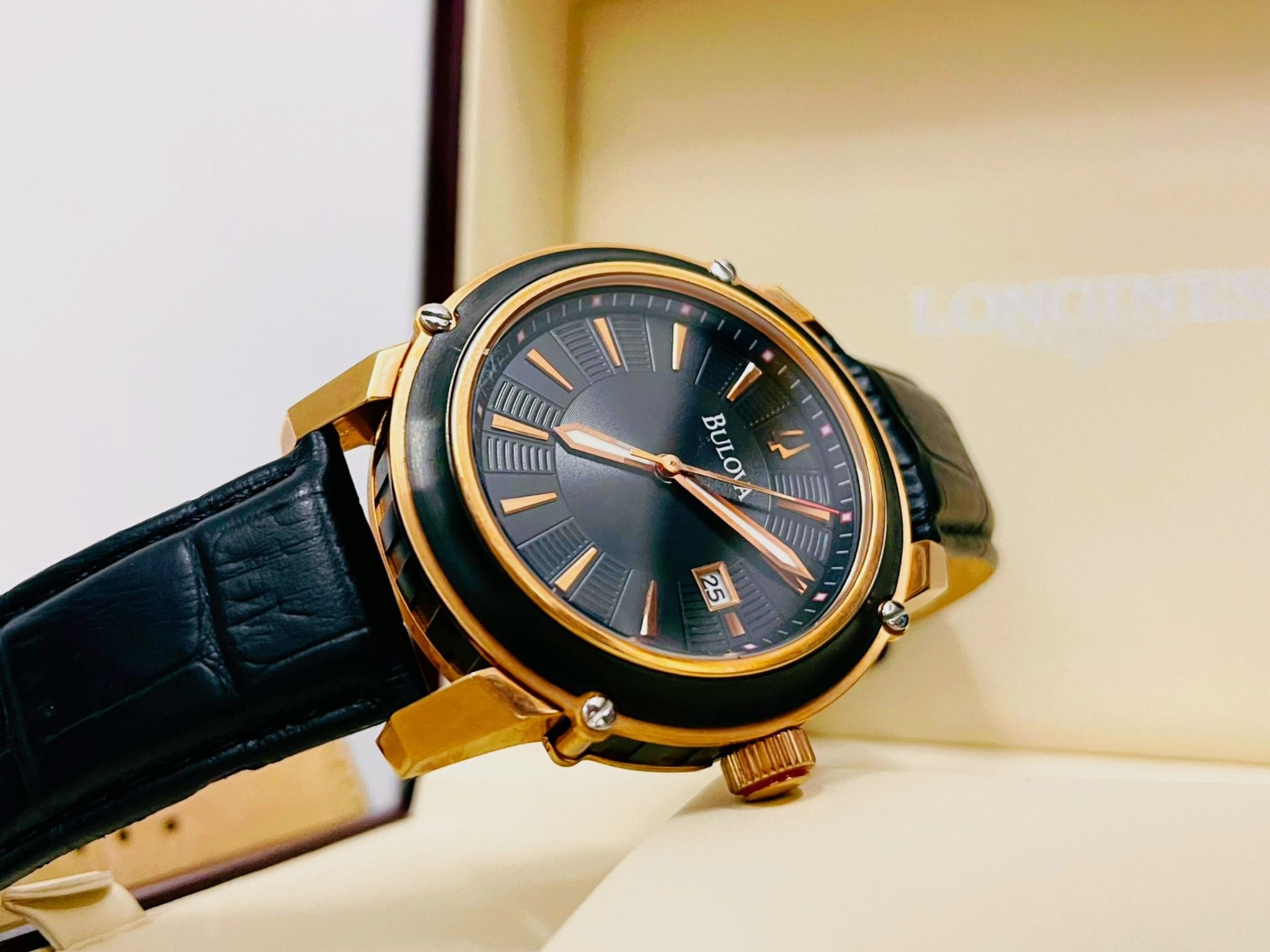 Bulova Quartz 98B161 Date Indicator - Đồng Hồ Nam – PhongWatch