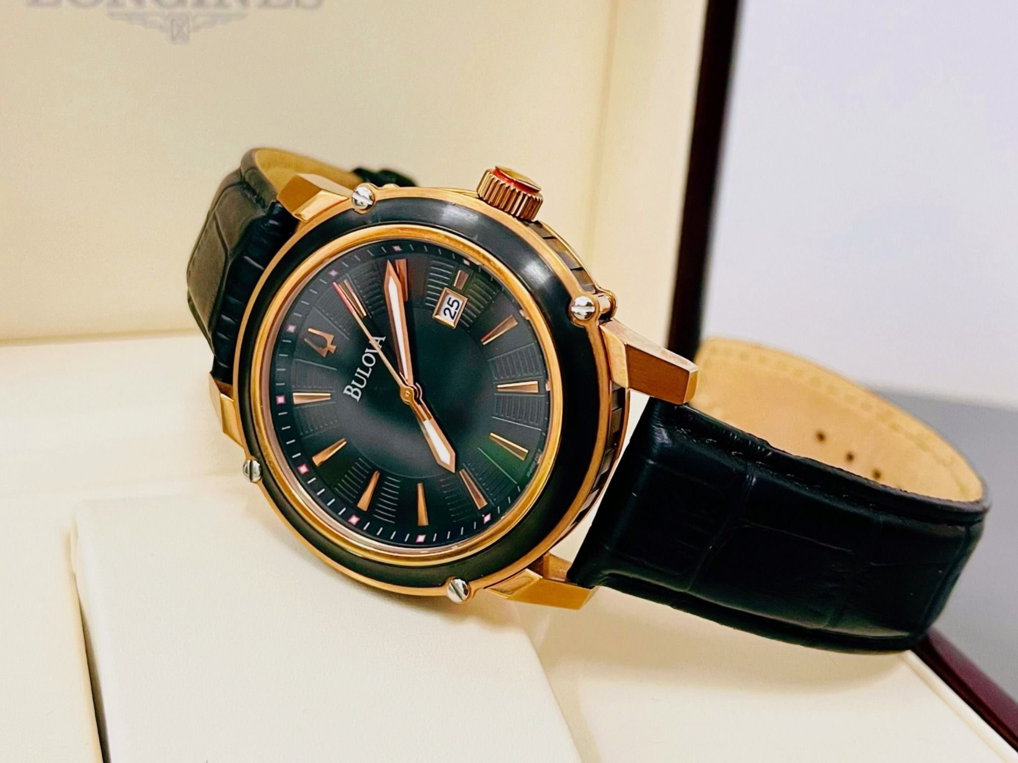 Bulova Quartz 98B161 Date Indicator - Đồng Hồ Nam – PhongWatch