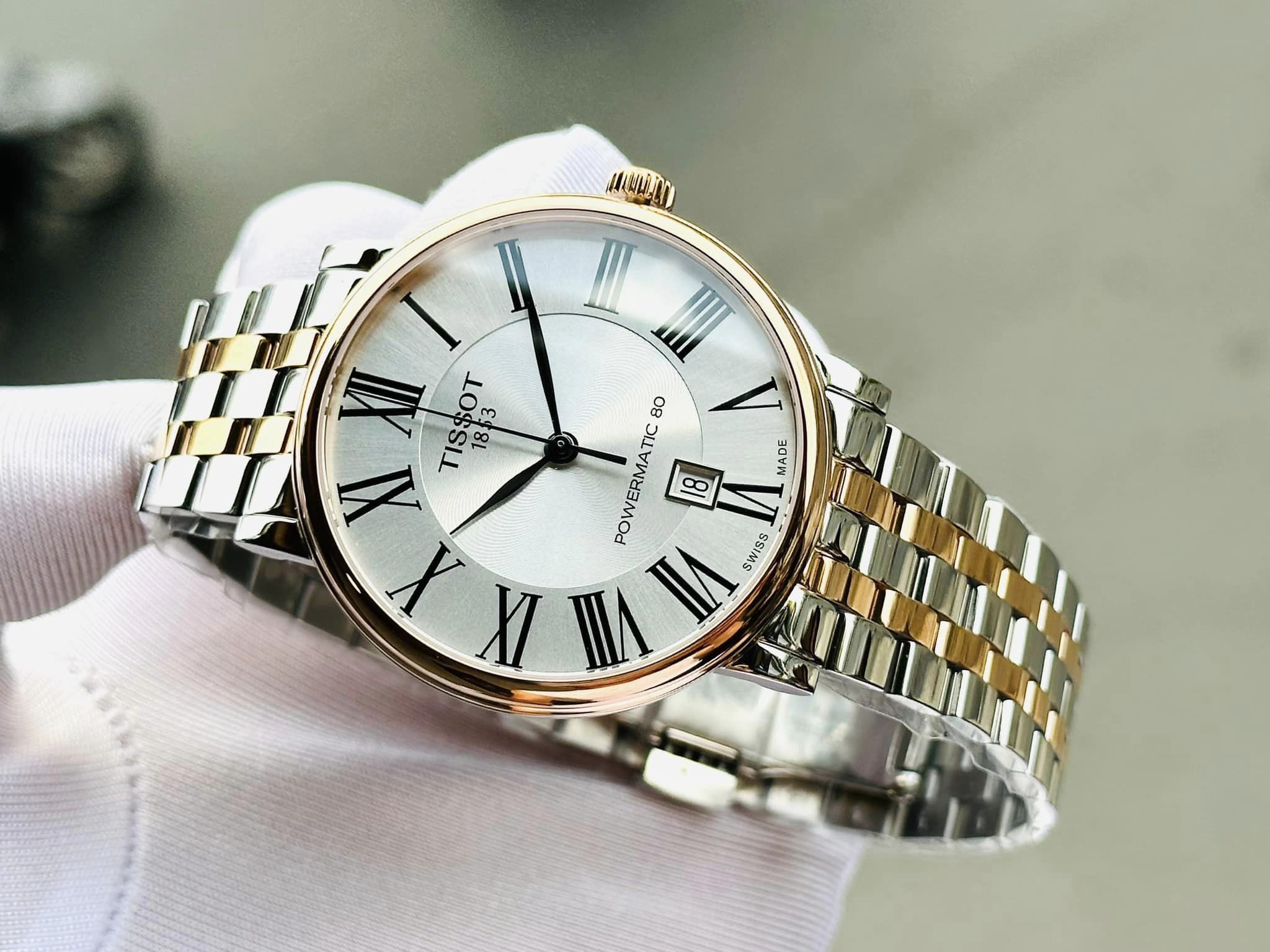 Tissot Automatic T122.407.22.033.00 Carson Premium Powermatic - Đồng ...