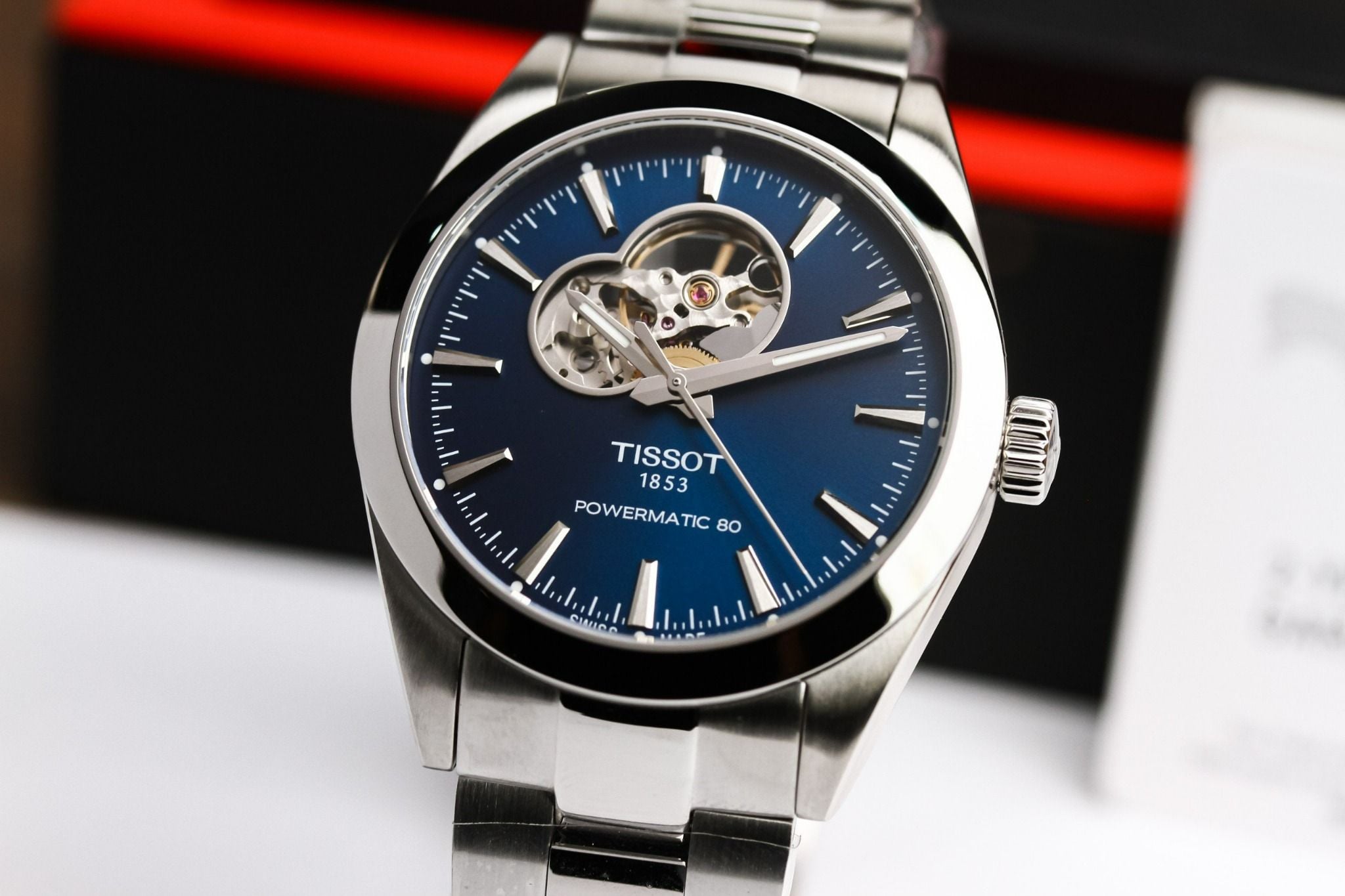 Tissot Automatic T127.407.11.041.02 Gentleman Powermatic 80 Open Heart – PhongWatch