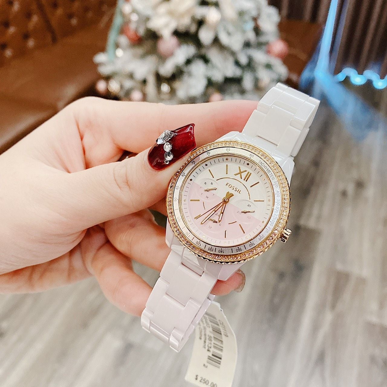 Fossil Quartz CE1119 Stella Ceramic - Đồng Hồ Nữ – PhongWatch