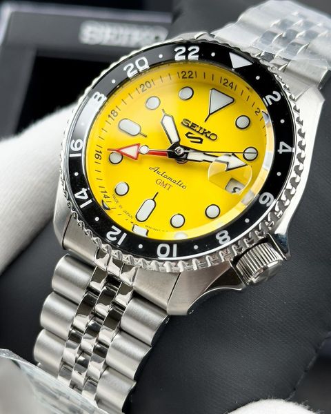 Seiko Automatic SSK017J1 SSK017 Sports Yellow GMT - Đồng Hồ Nam ...