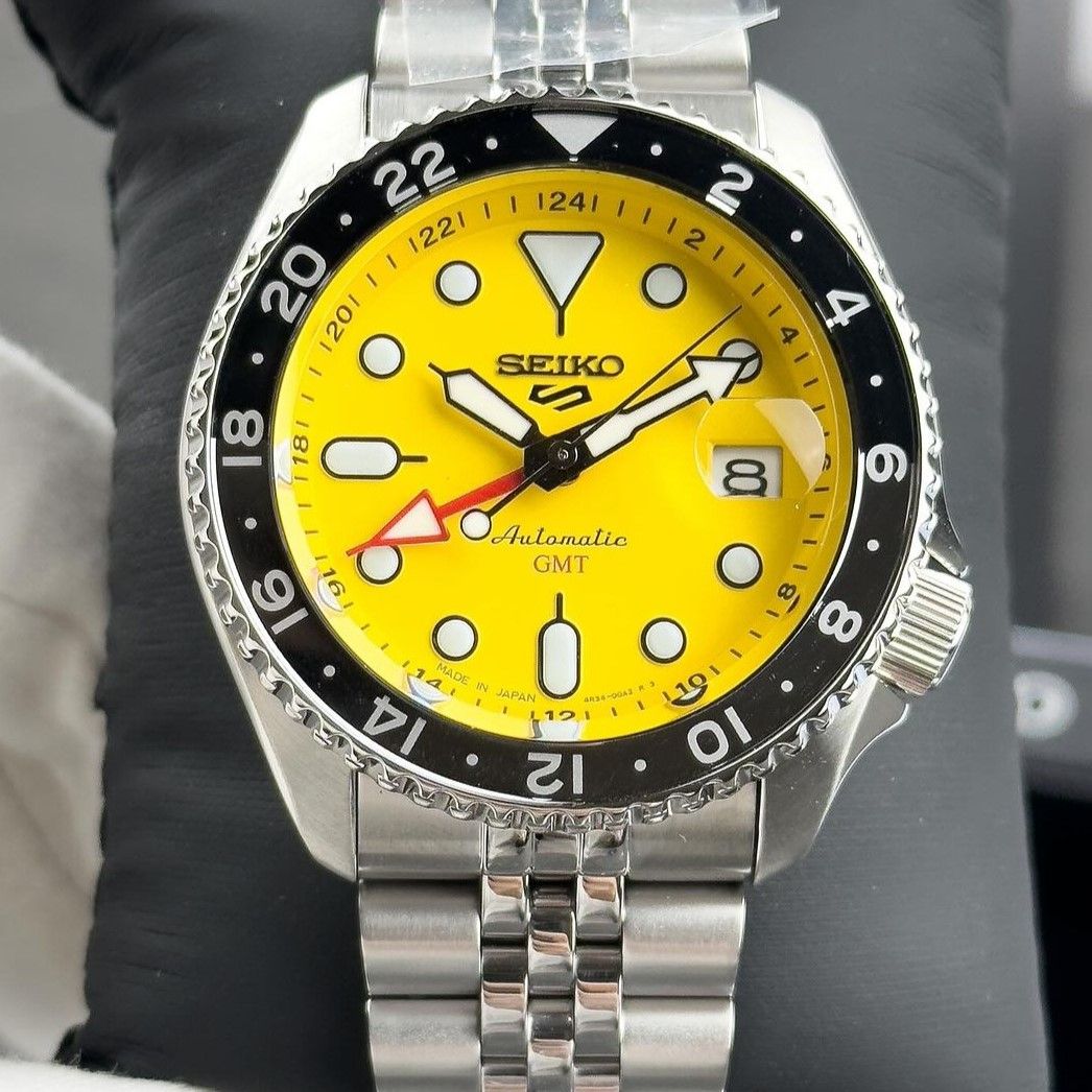 Seiko Automatic SSK017J1 SSK017 Sports Yellow GMT - Đồng Hồ Nam ...