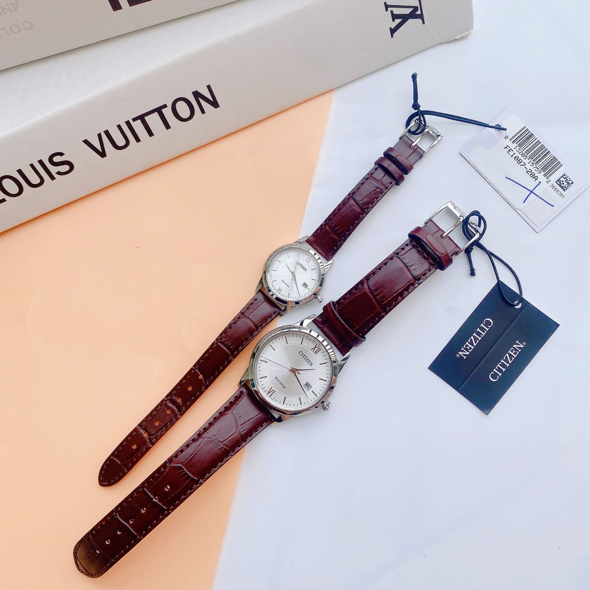 Citizen Eco-Drive FE1087-28A ( Nữ ) - AW1780-25A ( Nam ) - Đồng Hồ Cặp ...