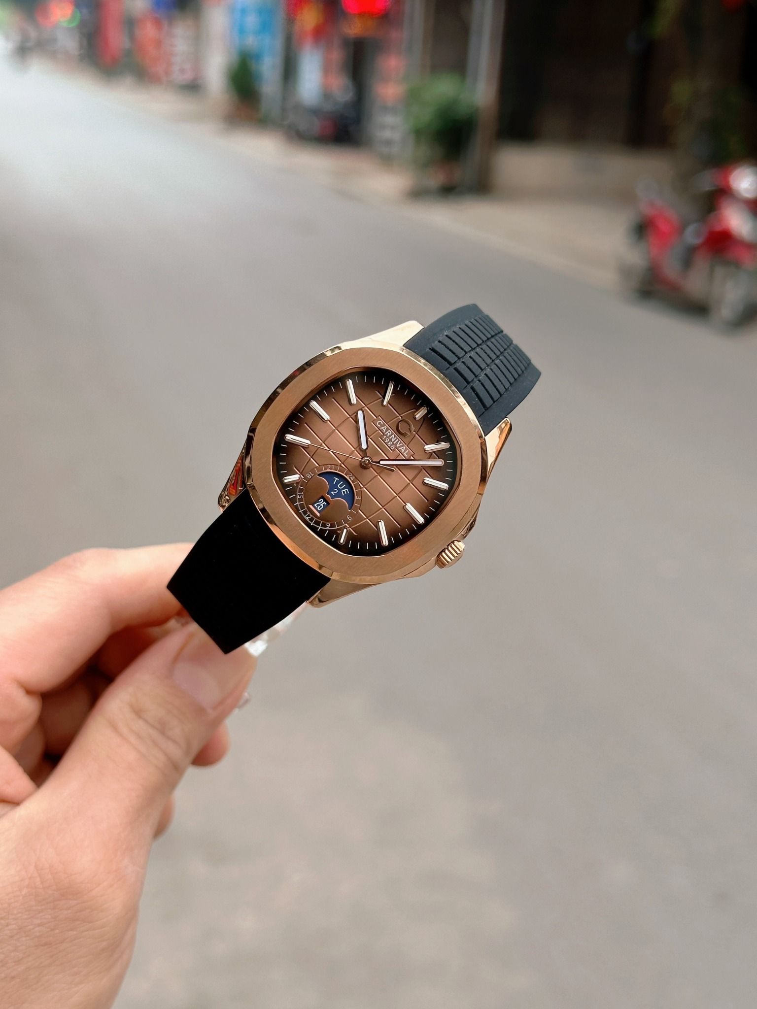 Carnival Aquanus 8113G-VH-DCS-N ( 8113G ) - Đồng Hồ Nam – PhongWatch