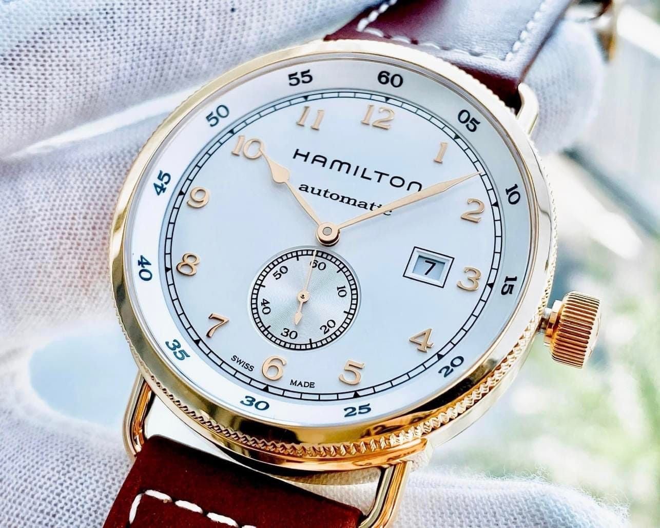 Hamilton Automatic H77745553 Khaki Navy Pioneer - Đồng Hồ Nam – PhongWatch