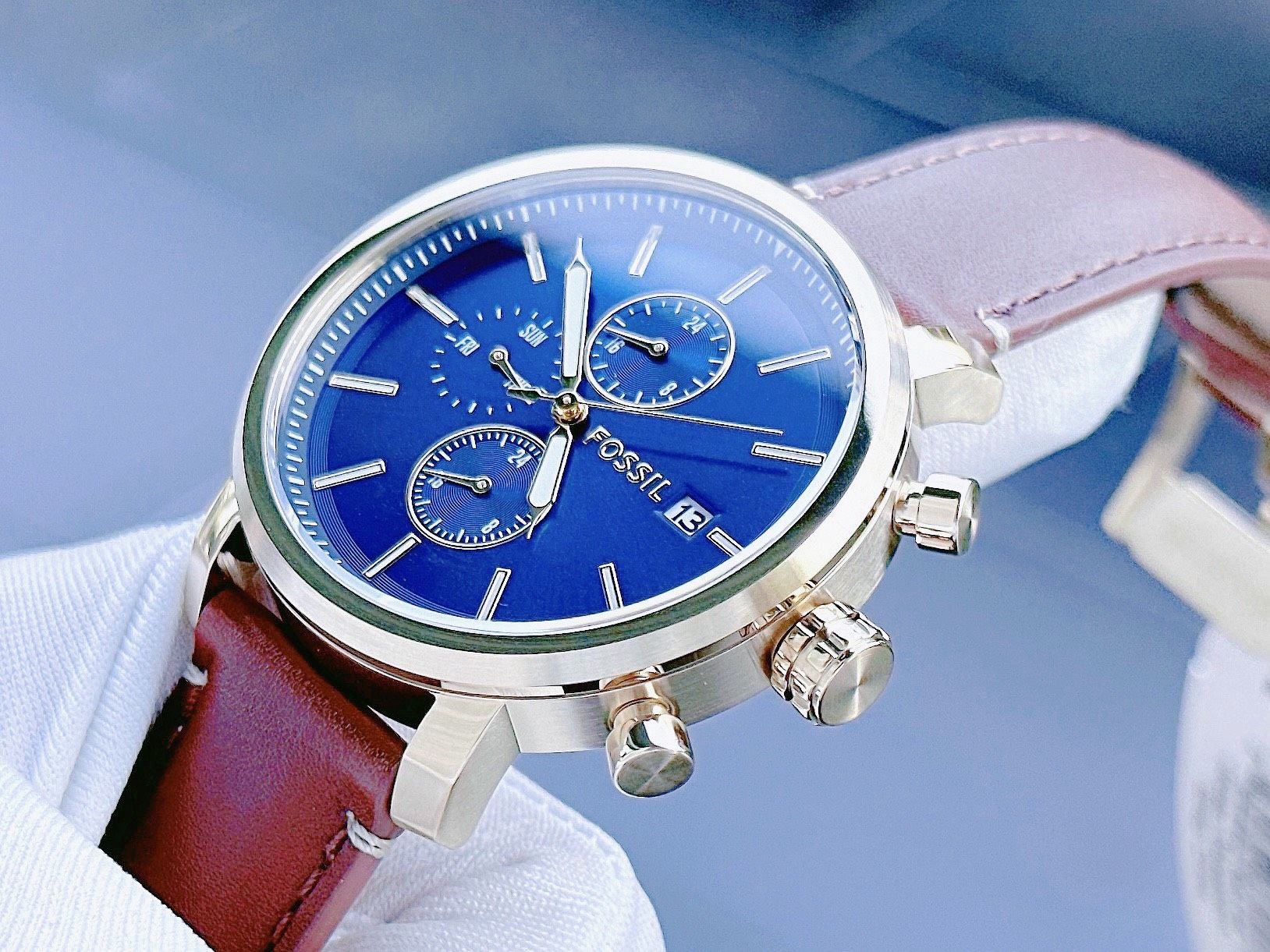 Fossil Quartz BQ2848 Men's Rhett Multifunction, Gold-Tone Stainless – PhongWatch