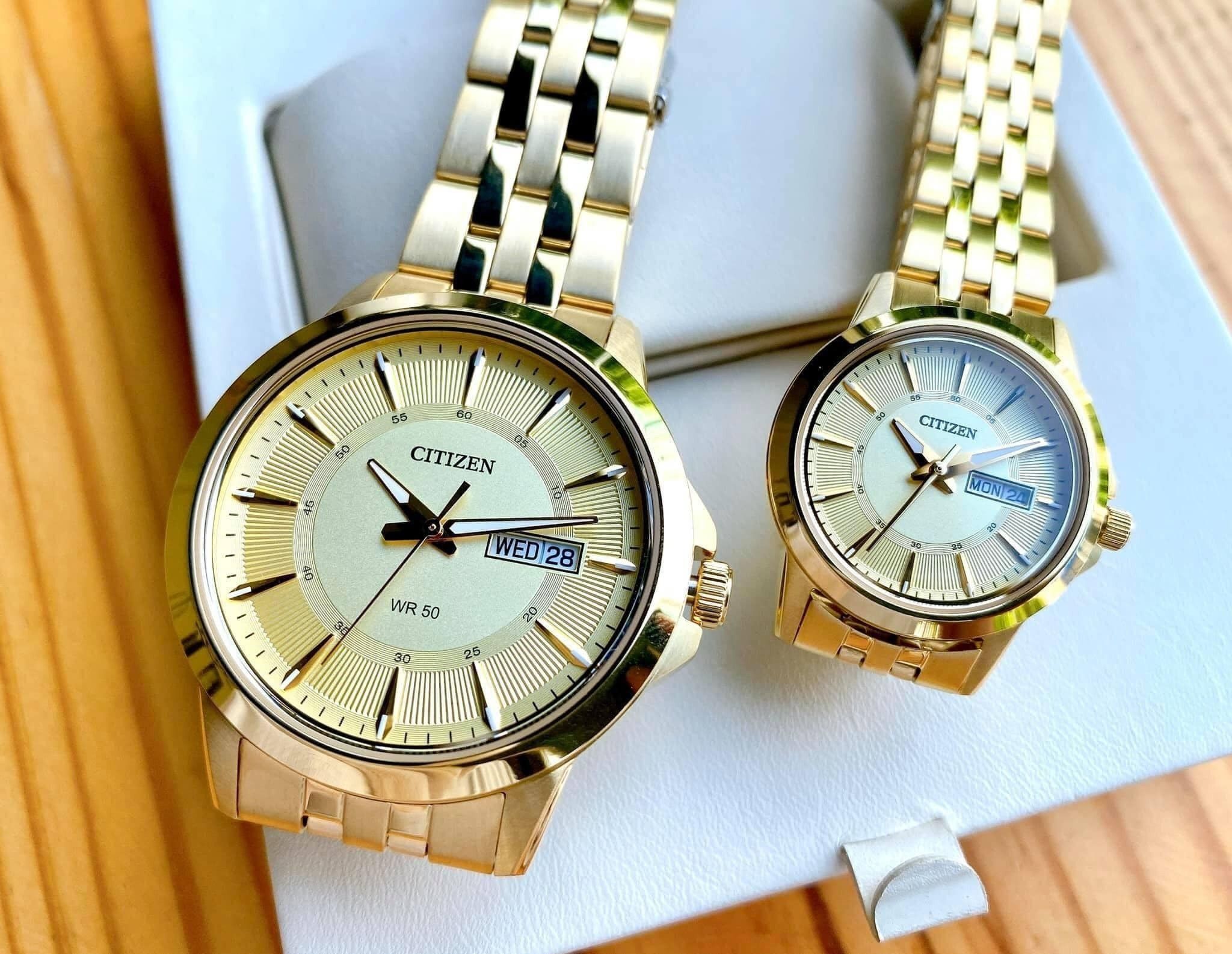 Citizen Quartz EQ0603-59P ( Nữ ) - BF2013-56P ( Nam ) - Đồng Hồ Cặp – PhongWatch