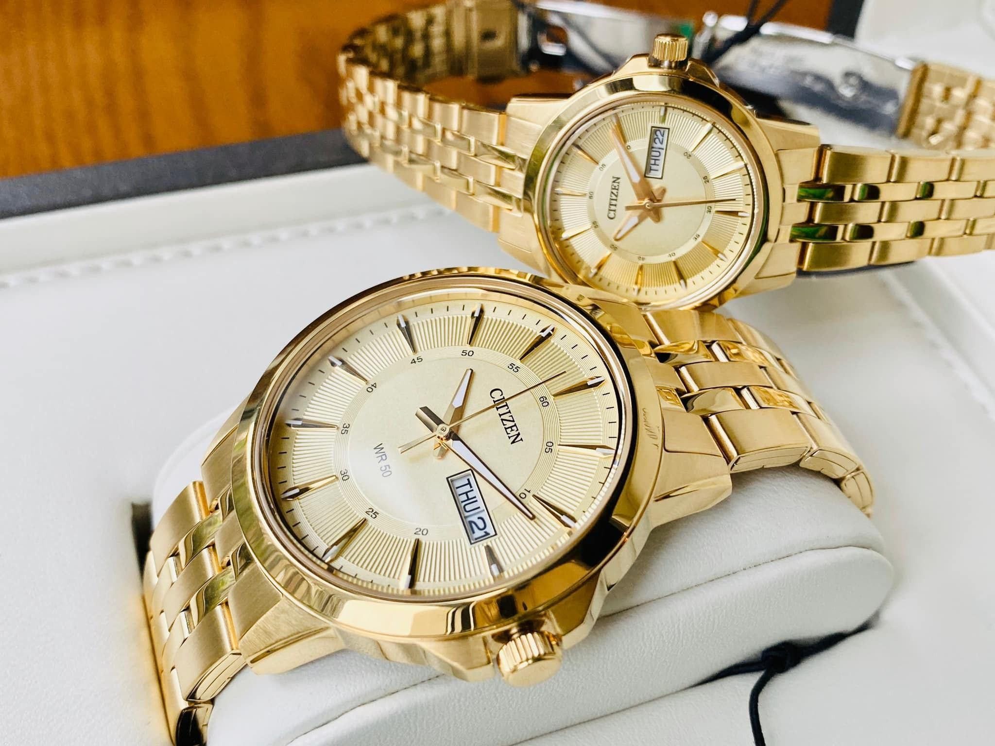 Citizen Quartz EQ0603-59P ( Nữ ) - BF2013-56P ( Nam ) - Đồng Hồ Cặp ...