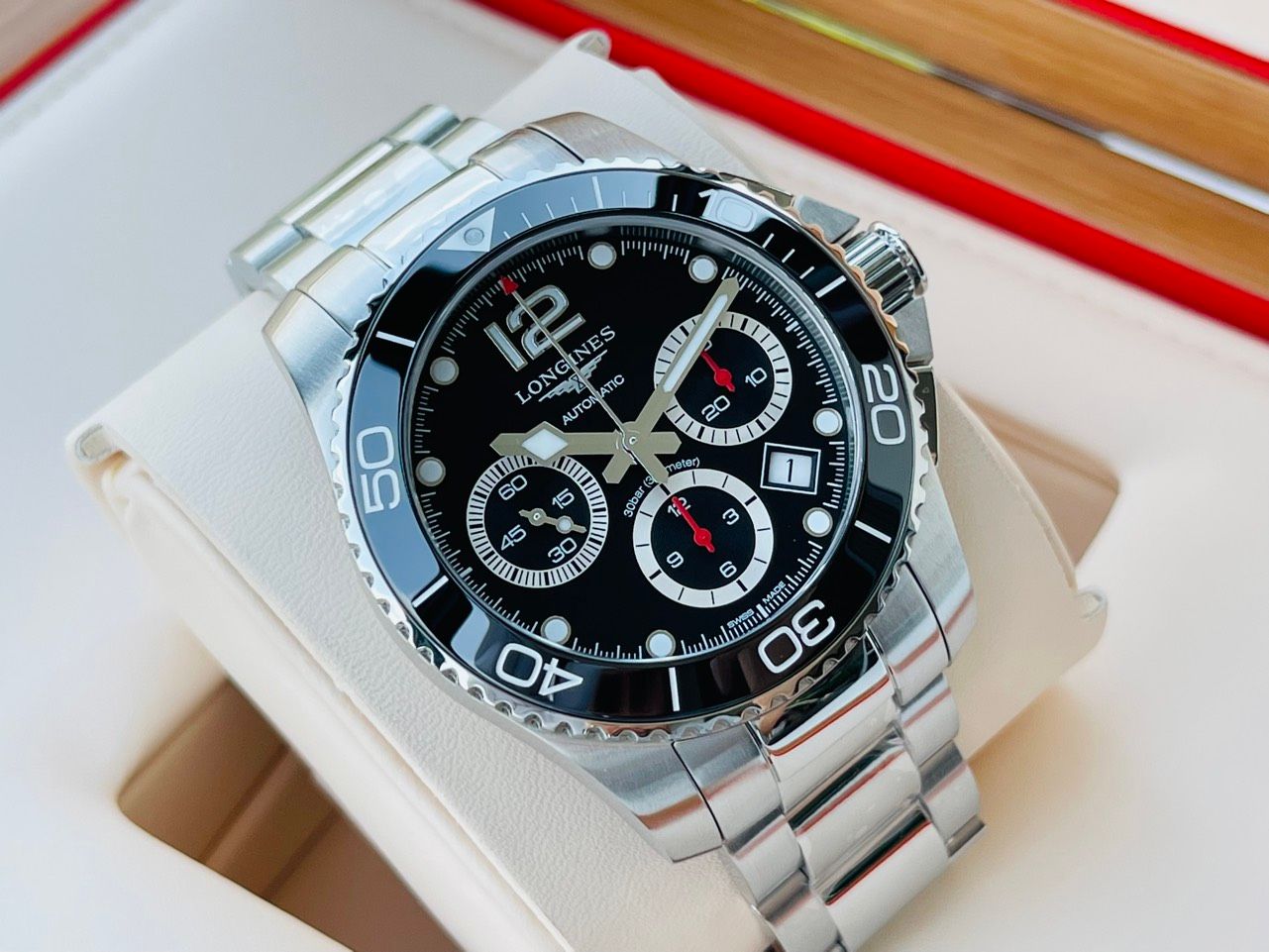 Longines Automatic L3.783.4.56.6 Hydroconquest Ceramic - Đồng Hồ Nam ...