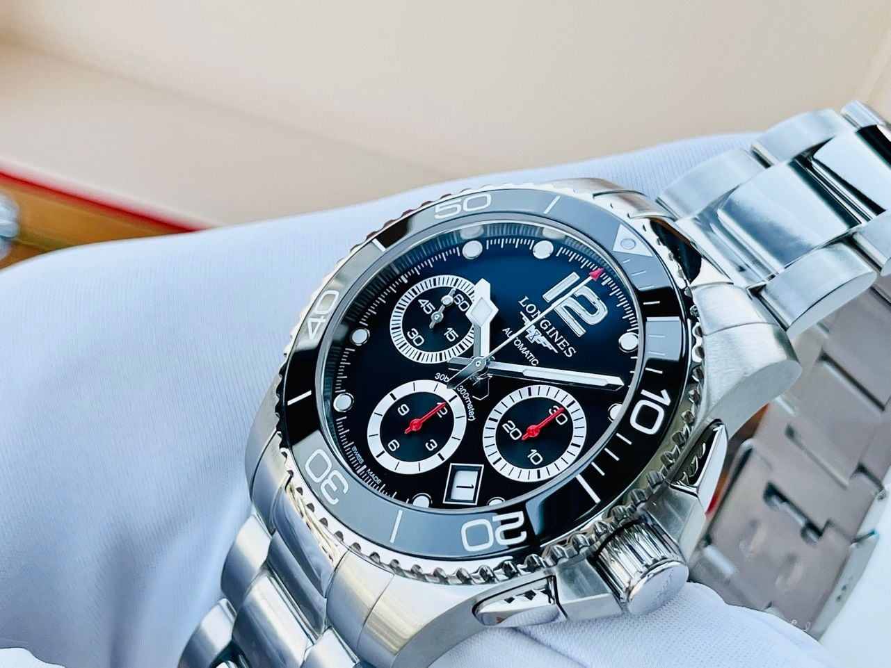 Longines Automatic L3.783.4.56.6 Hydroconquest Ceramic - Đồng Hồ Nam ...