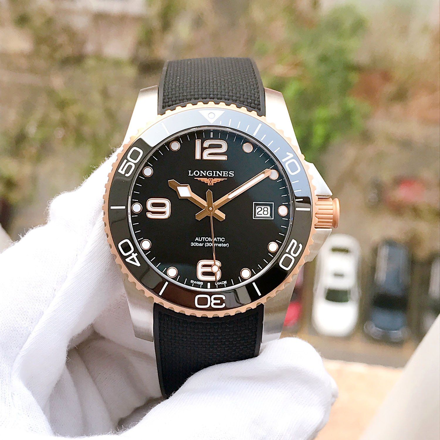 Longines Hydro Conquest Ceramic BlackRose 41mm - L3.781.3.58.9 ( L3781 ...