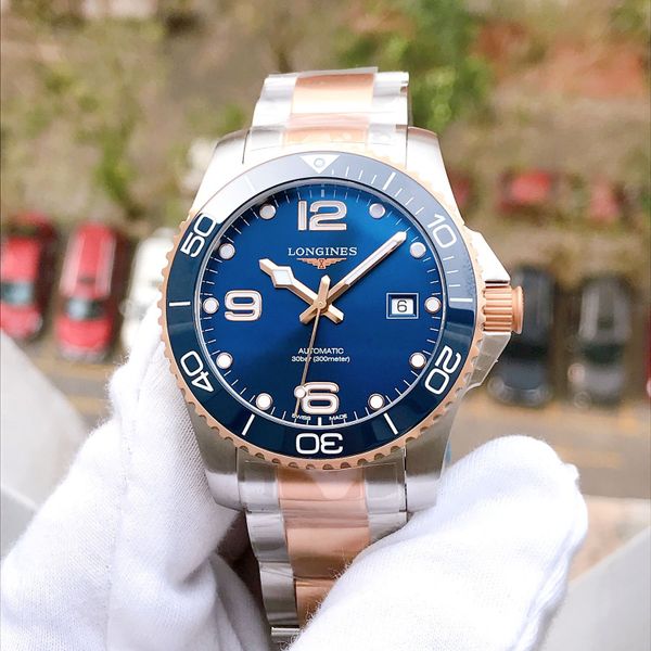 Longines Hydro Conquest Ceramic GreenGold 41mm L3.781.3.98.7 L37813987 ...