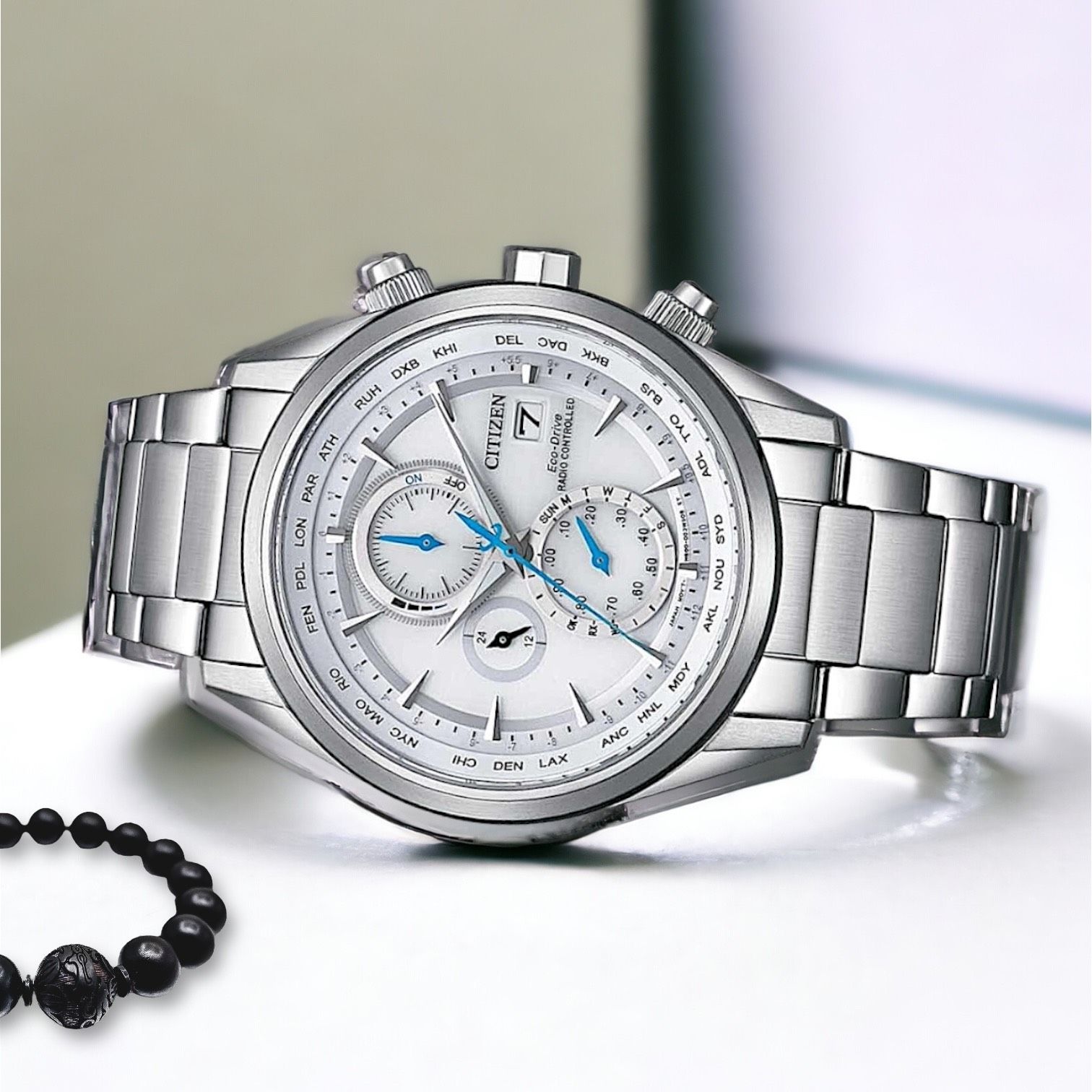 Citizen Eco-Drive AT8260-85A Chronograph Radio Controlled Perpetual Ca – PhongWatch