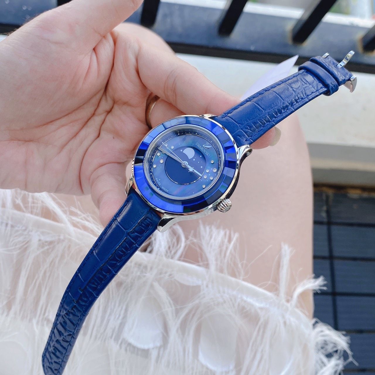 Swarovski Quartz 5516305 Octea Lux Moon Watch - Đồng Hồ Nữ – PhongWatch