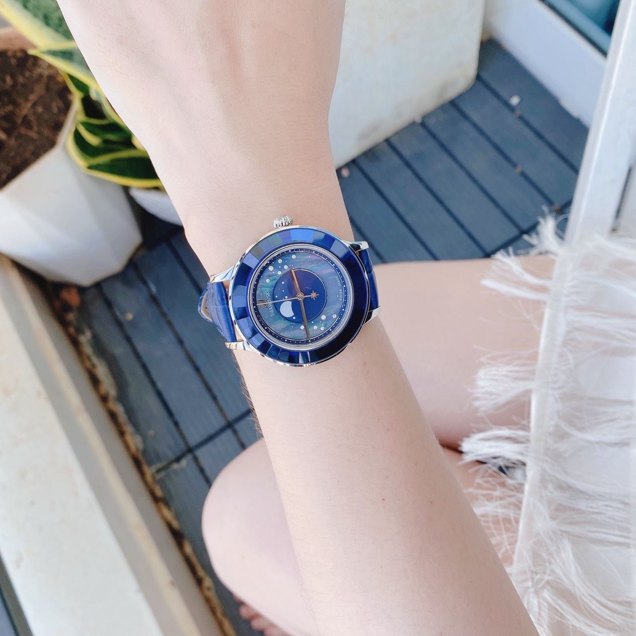 Swarovski Quartz 5516305 Octea Lux Moon Watch - Đồng Hồ Nữ – PhongWatch