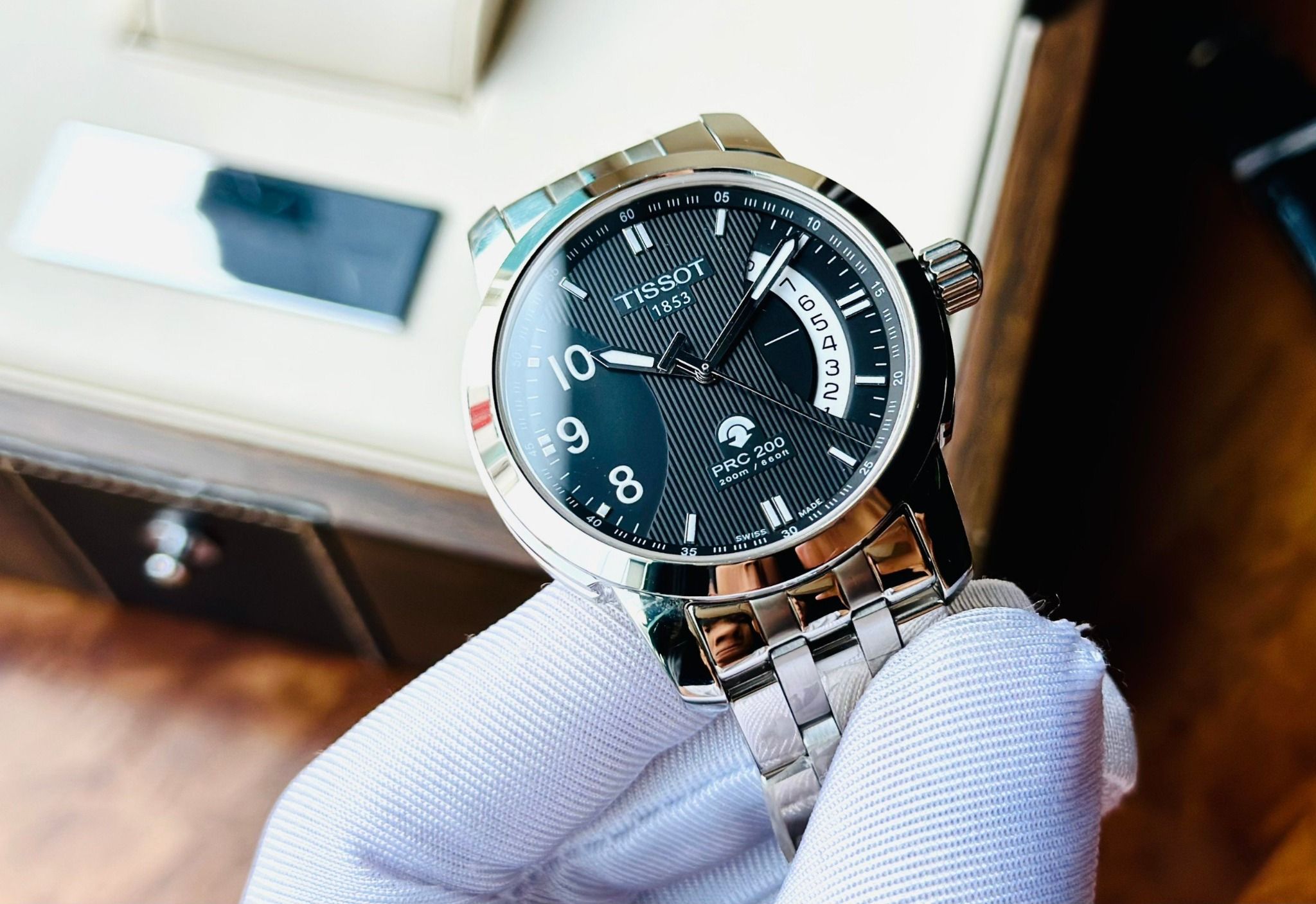 Tissot PRC 200 AutoQuartz T014.421.11.057.00 ( T0144211105700 ) 39mm ...